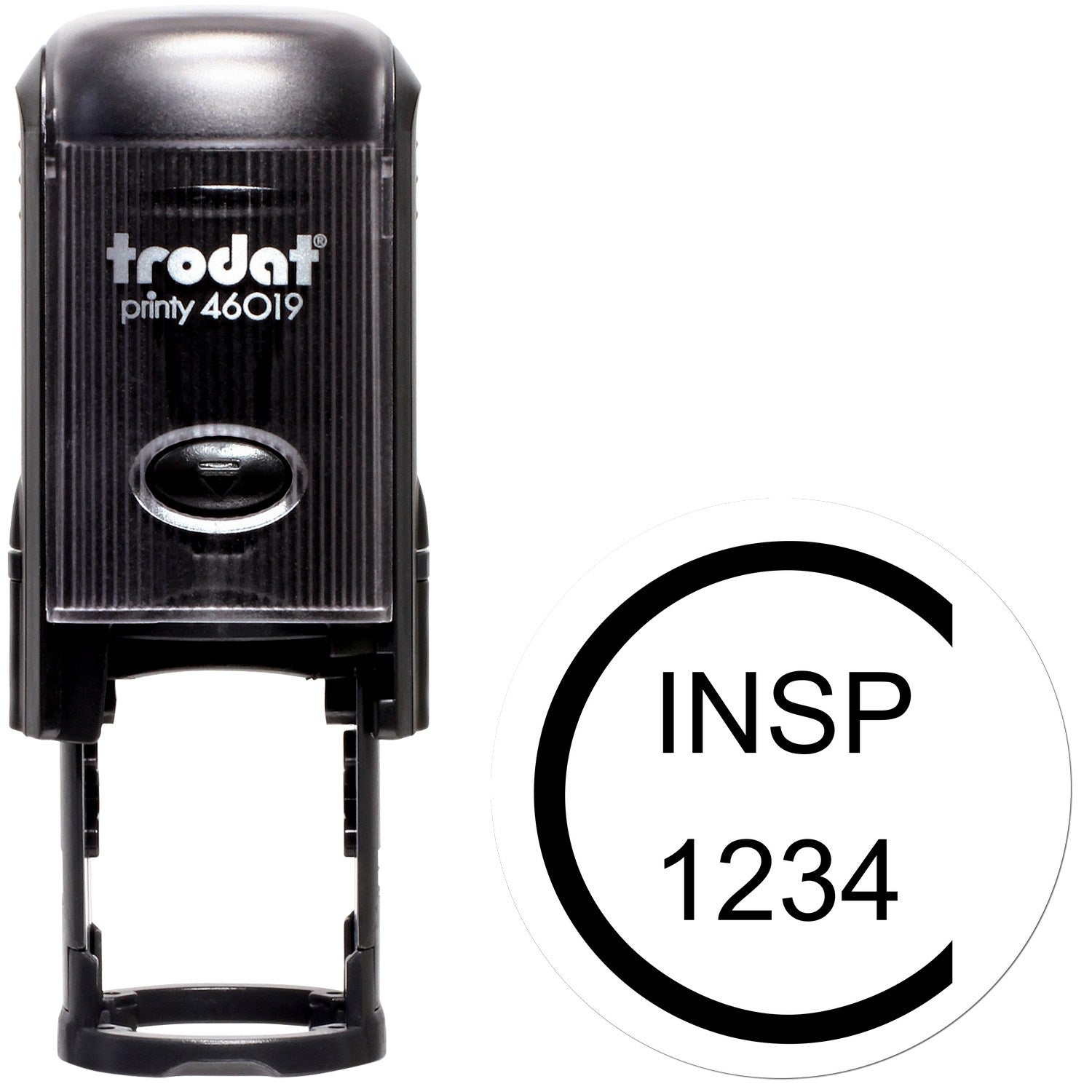 Certified Quality Self-Inking Inspection Date Stamp - 3/4 Diameter Current Status Marking Tool