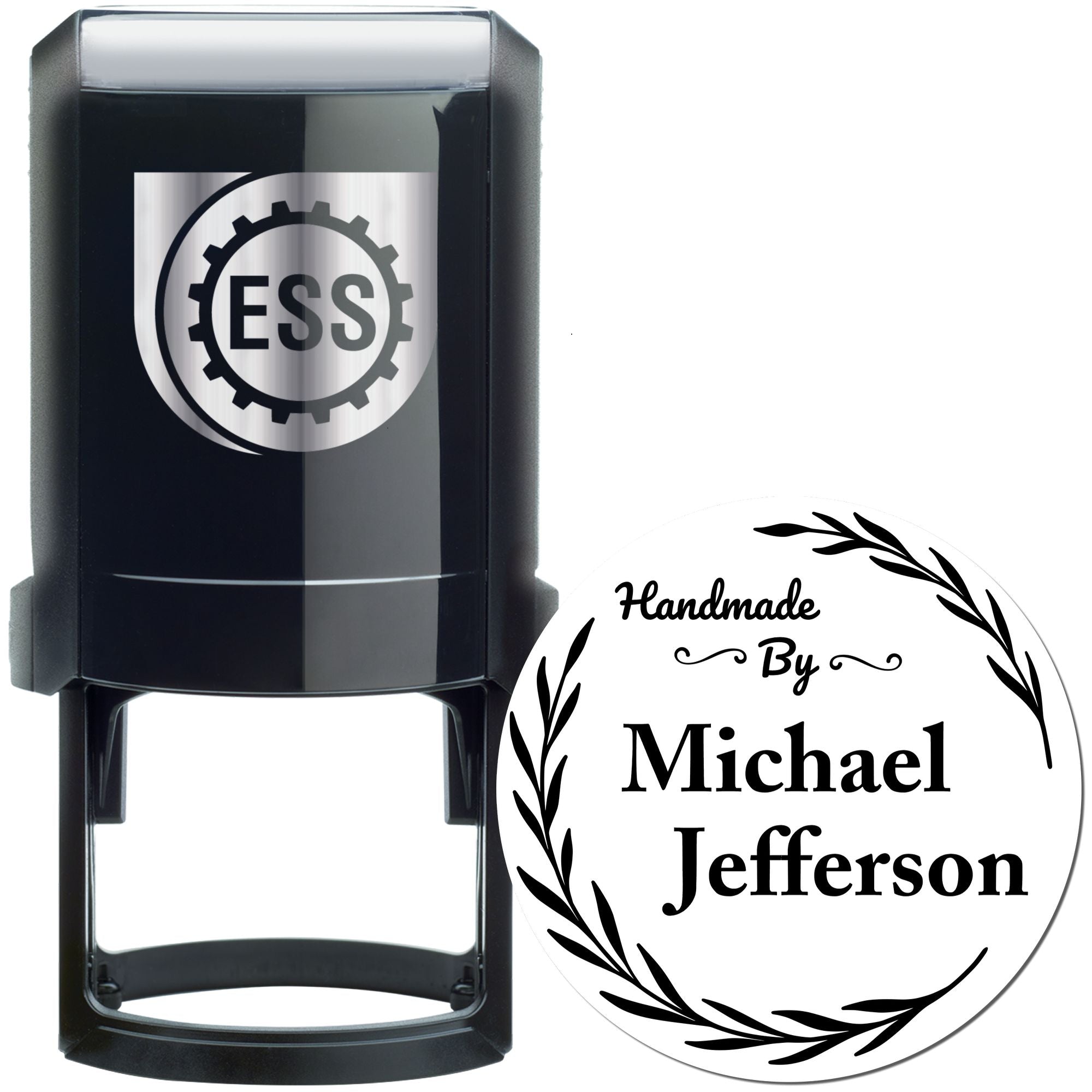 Personalized Rubber Stamp | Custom Thanks & Messages | Handmade Artisanal Crafting Tool for DIY ...