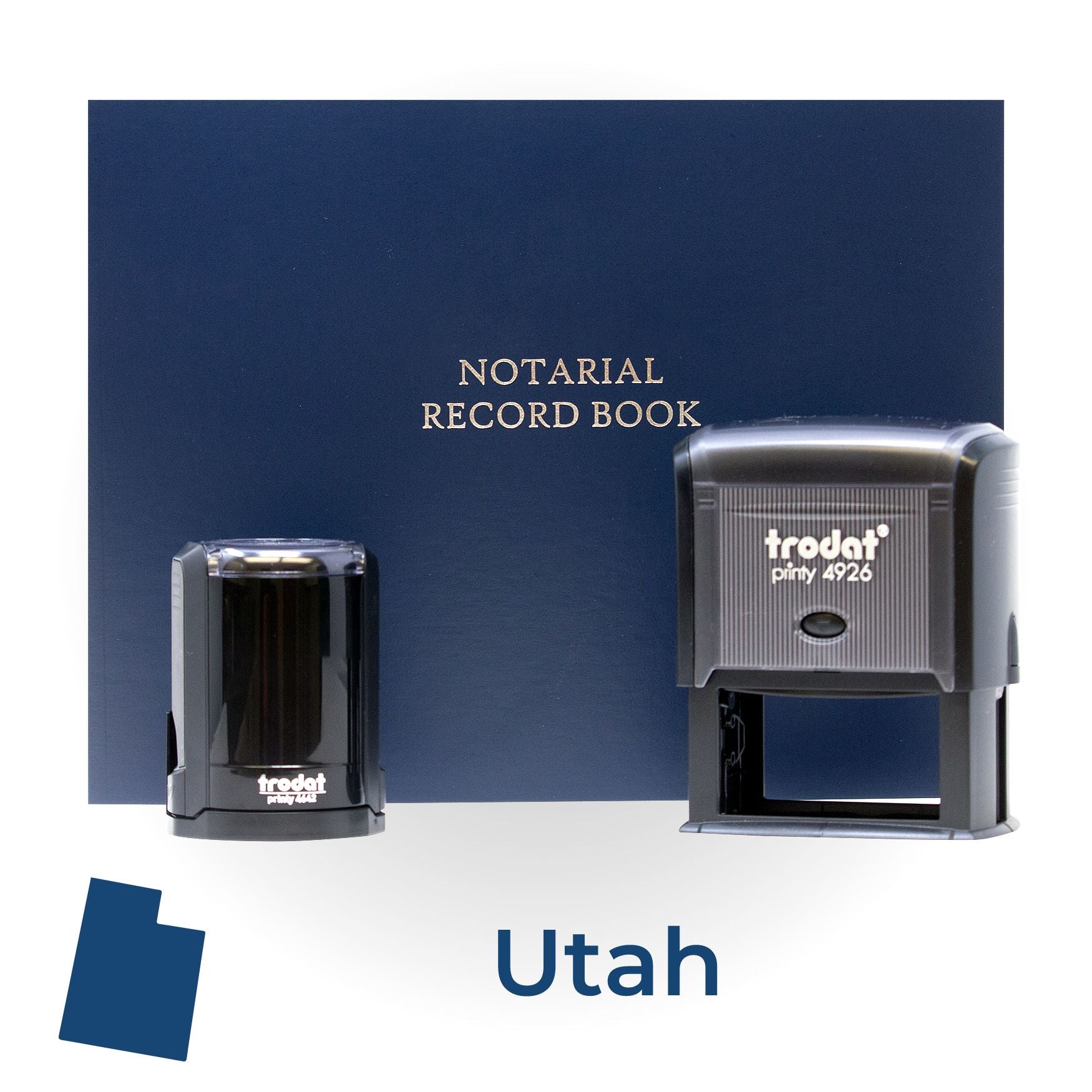 Complete Self Inking Notary Supply Kit for Utah Notary Public - Includes Notary Public Stamp UT