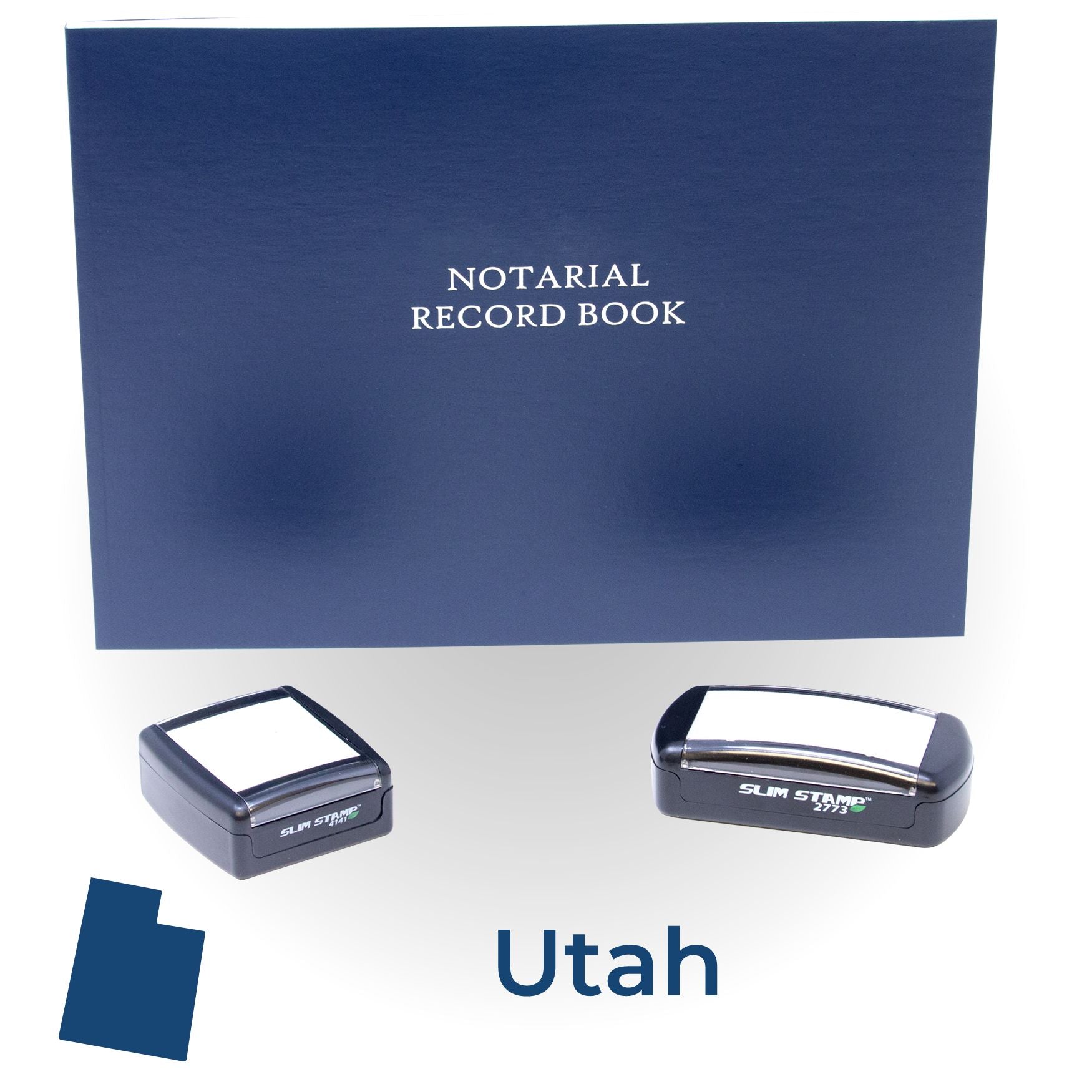 Complete UT Notary Kit with Slim Stamps - Essential Notary Public Seal Stamp for Utah Notaries