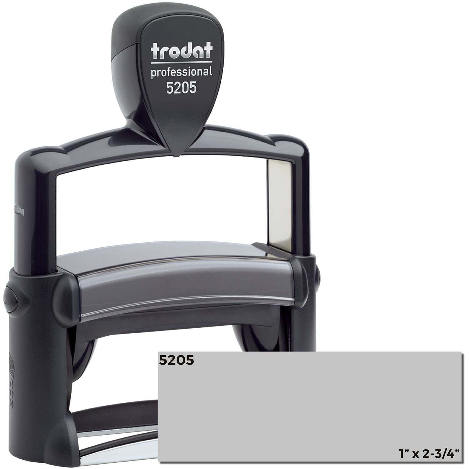 Custom Self Inking Stamp Trodat 5205 Size 1 x 2-3/4 | ESS