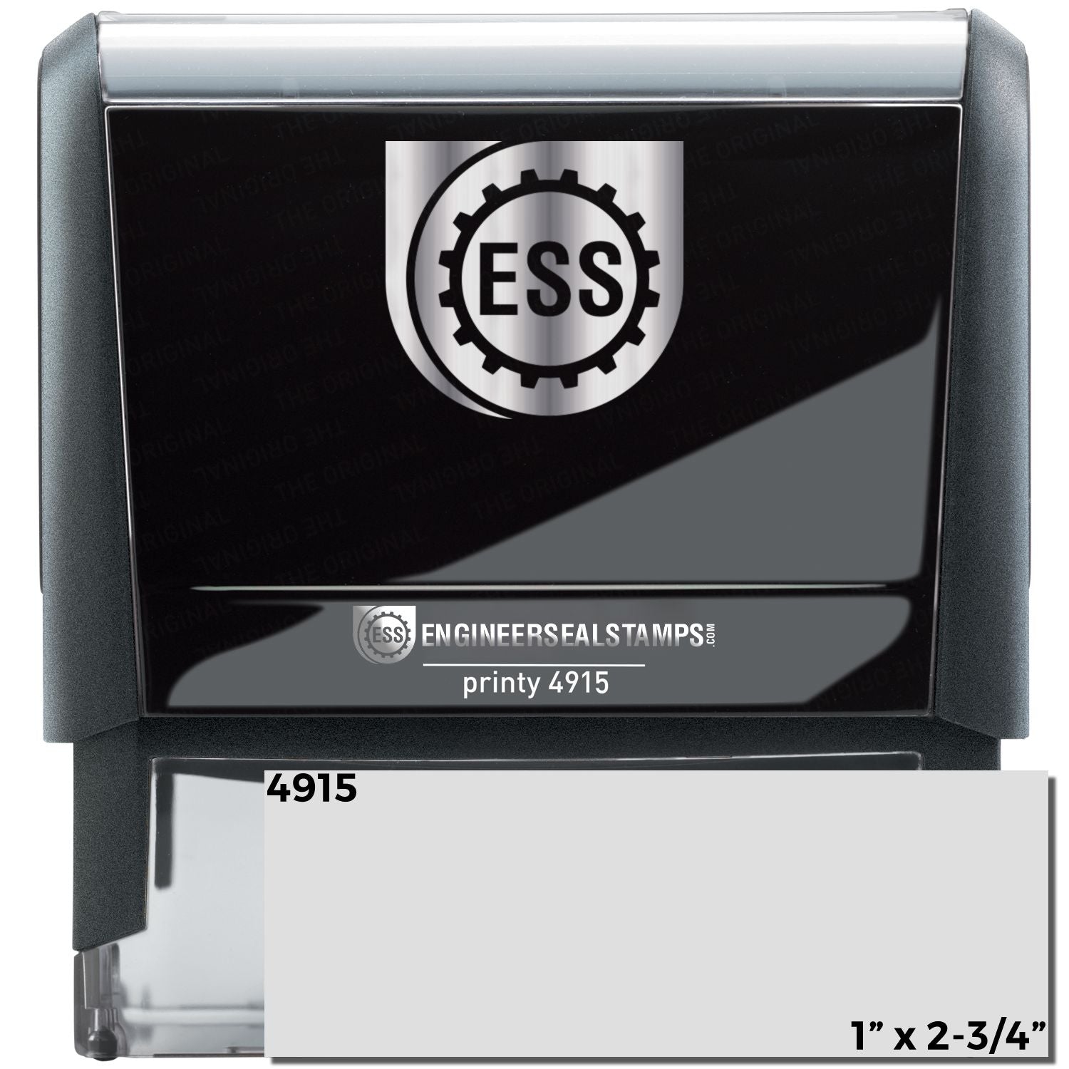 Custom Self Inking Stamp Trodat 4915 Size 1 x 2-3/4 | ESS
