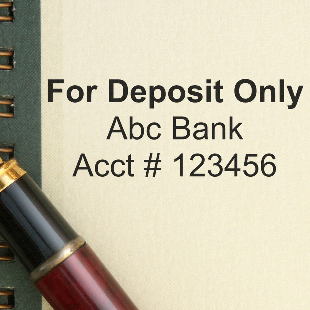 Streamline Your Banking with a Deposit Only Stamp | ESS