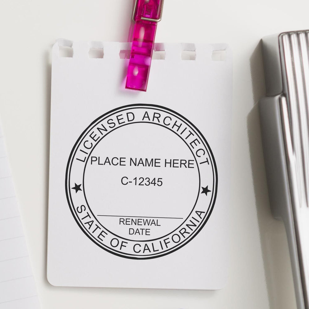State of California Architect Seal Requirements - Engineer Seal Stamps