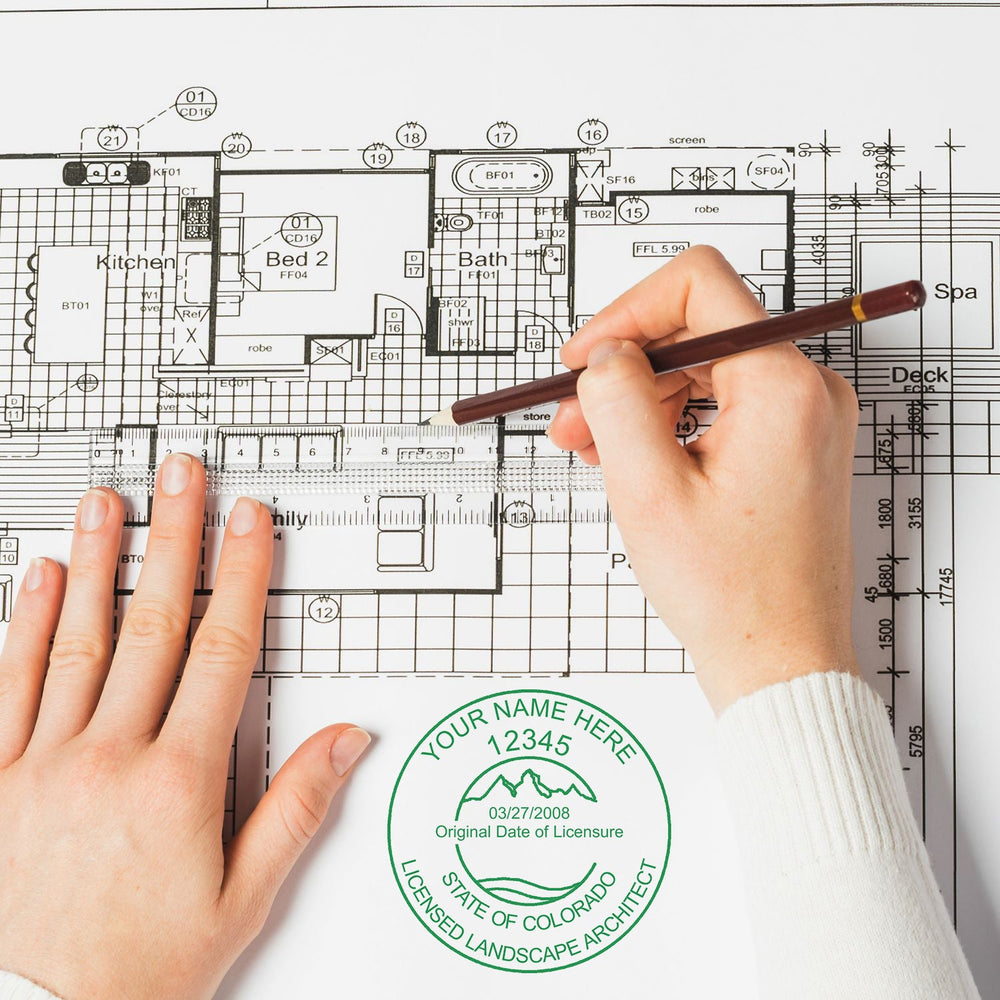 Colorado Landscape Architect Stamp and Seals | Engineer Seal Stamps