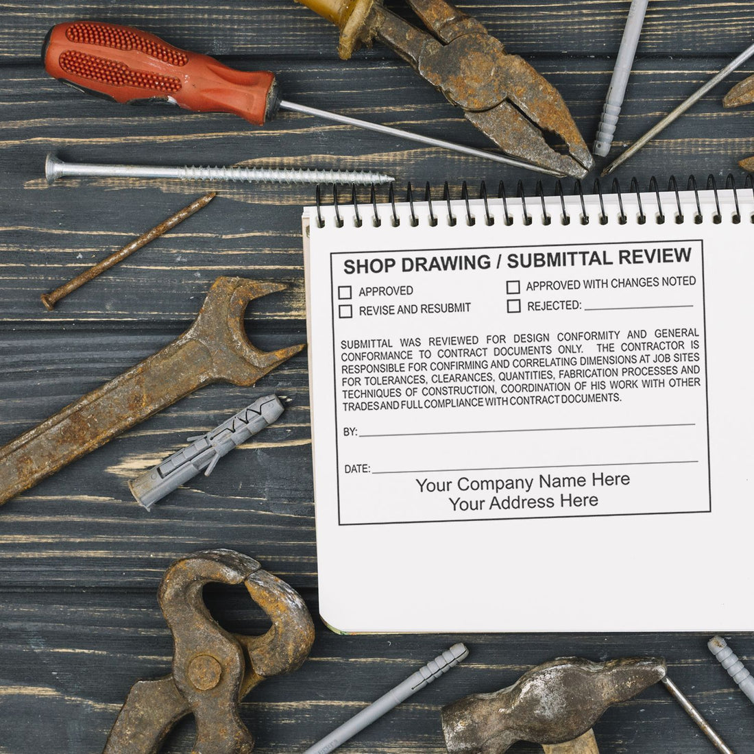 Easy Plan Stamping with Shop Draw Review Stamps & Submittal Review Stamps