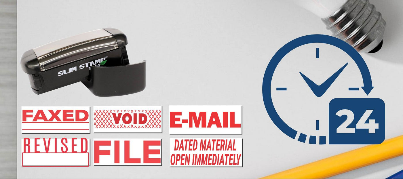 Stock Office Pre-Inked Stamps | Engineer Seal Stamps