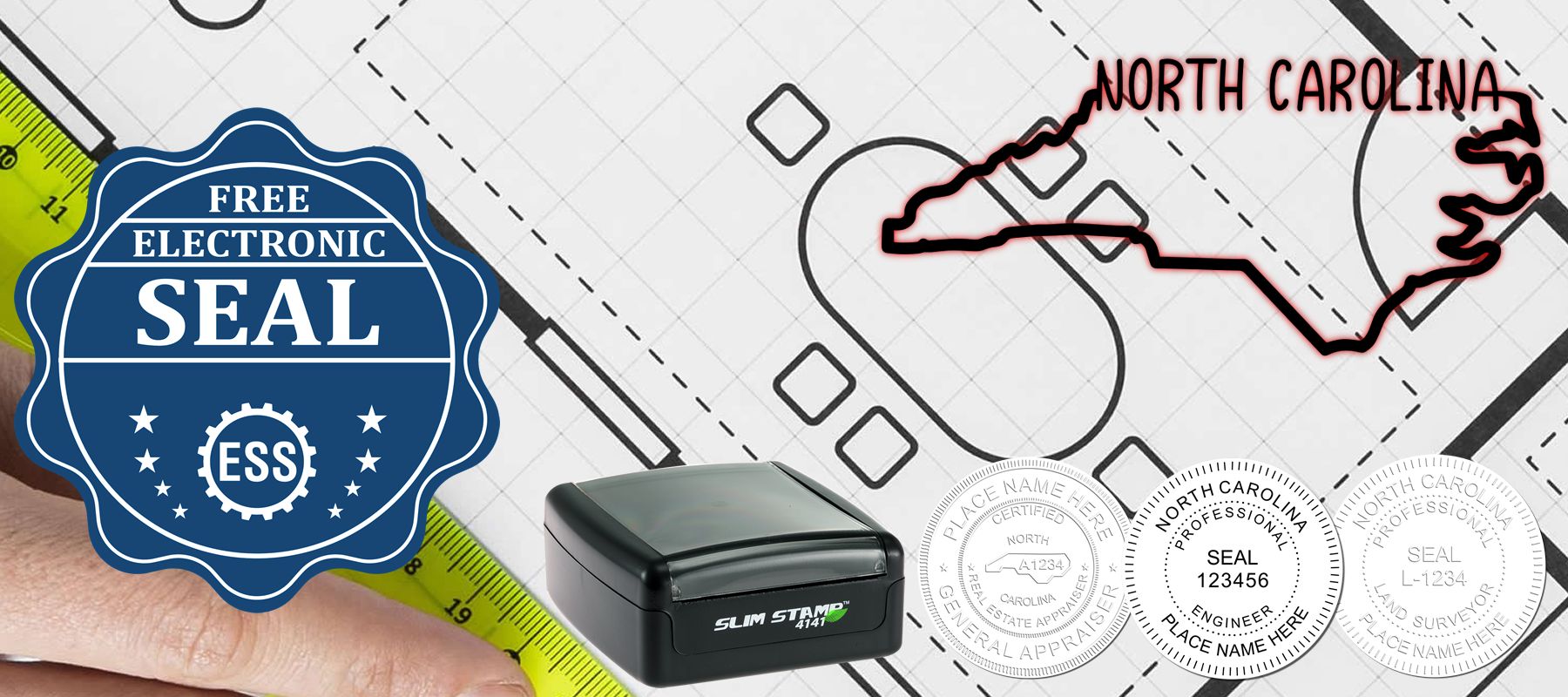 State of North Carolina Stamps and Seals | Notary Public