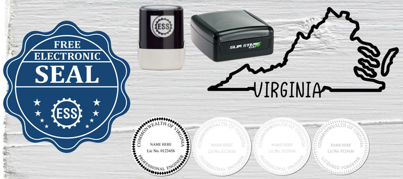 State of Virginia Stamps and Seals | Engineer Seal Stamps