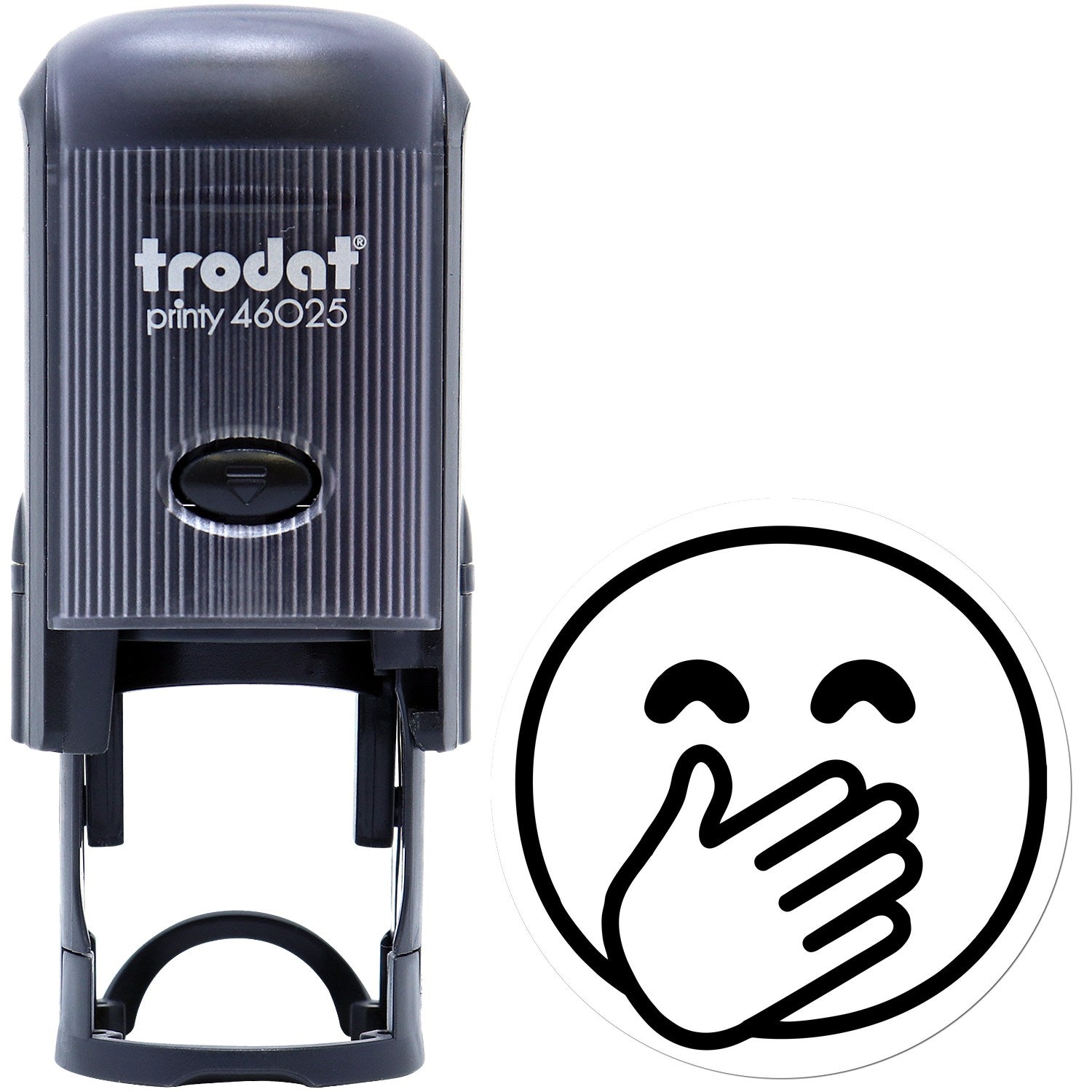 Self-Inking Giggling Gus Emoji Stamp - Perfect for Friends' Trip ...