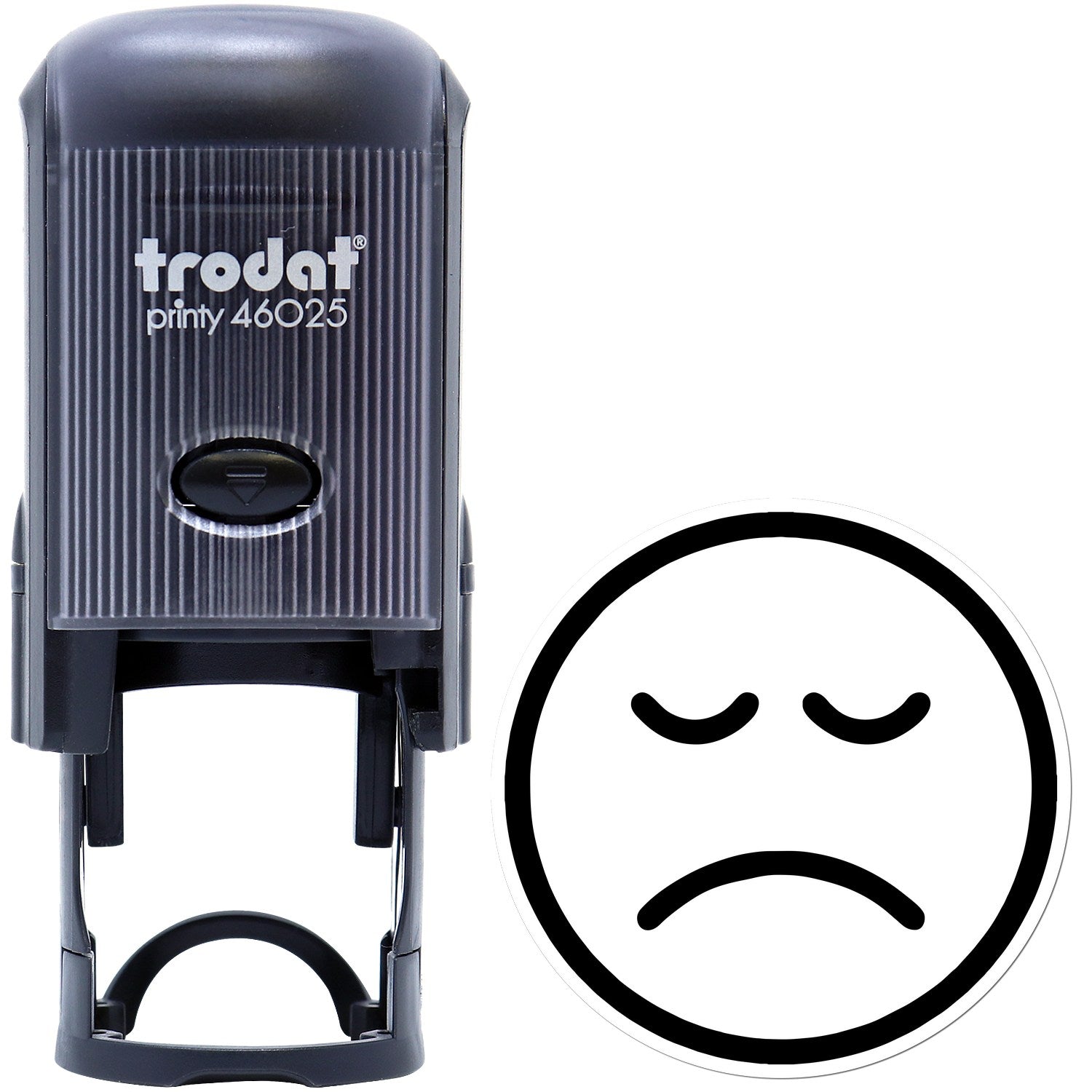 Self-Inking Downer Frown Emoji Stamp for Kids - Perfect for Daycare ...