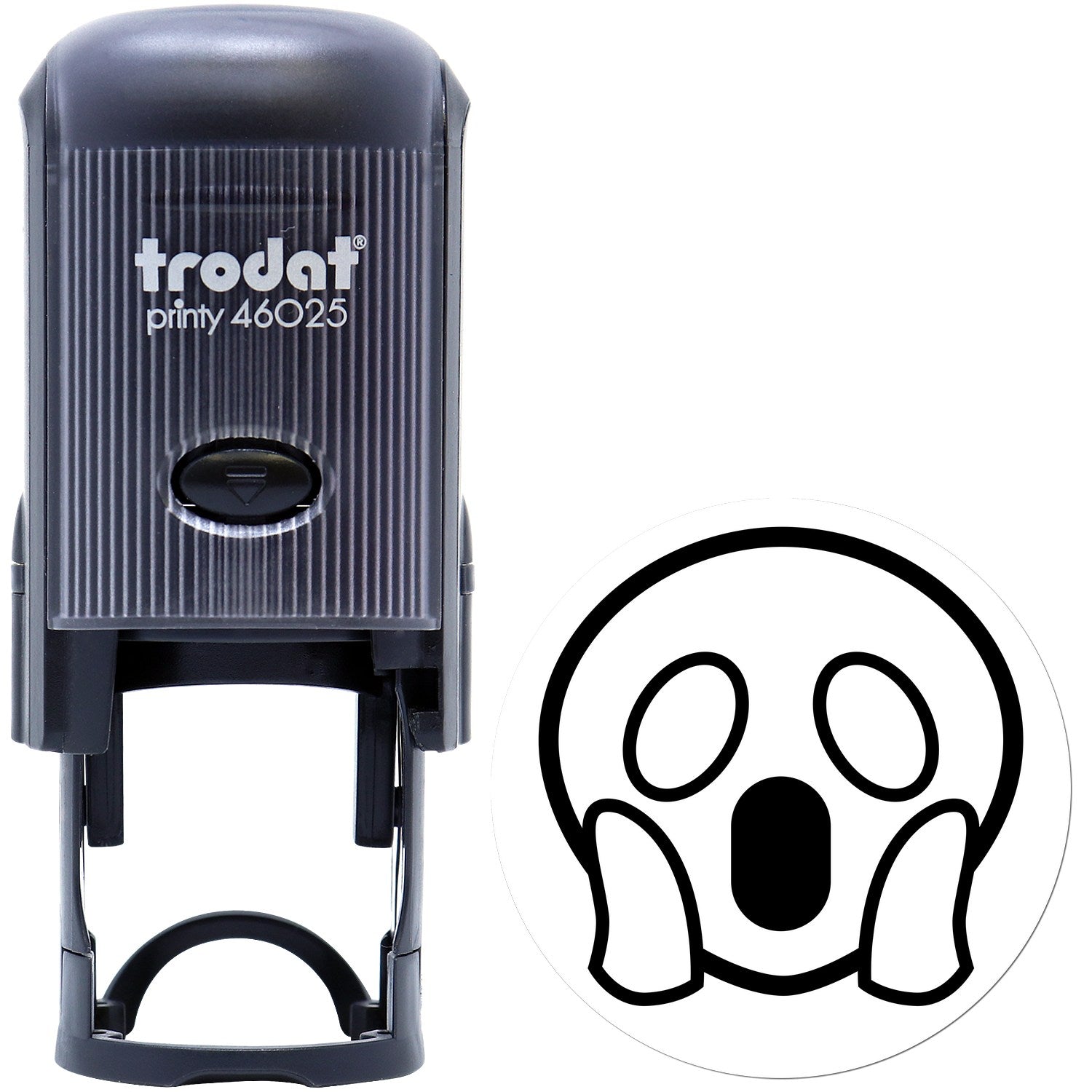 Self-Inking Gasping Ghost Emoji Stamp for Digital Artists - Perfect for ...