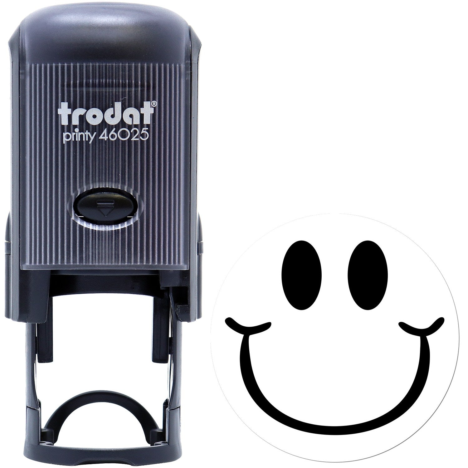 Self-Inking Emoji Stamp for Teachers - Playful Smirk Reaction Stamp for ...