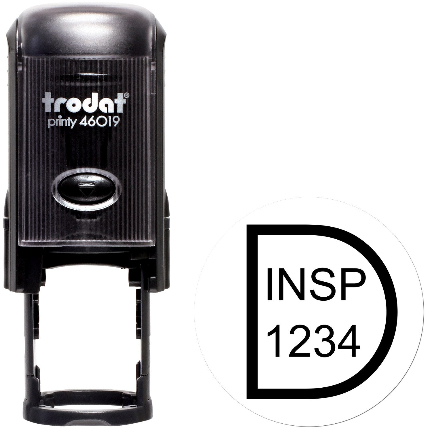 Standard Size Self-Inking Inspection Date Stamp - QA Approved Mark, 3/4 ...