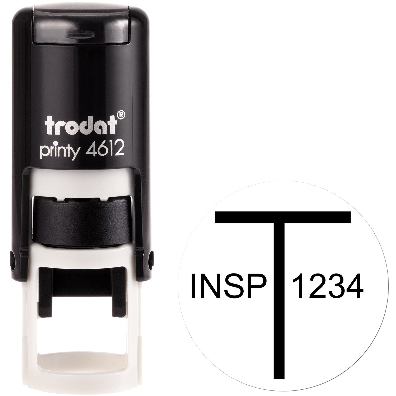 Certified Quality Extra Small Self-Inking T Tested Stamp - 1/2 Diameter ...