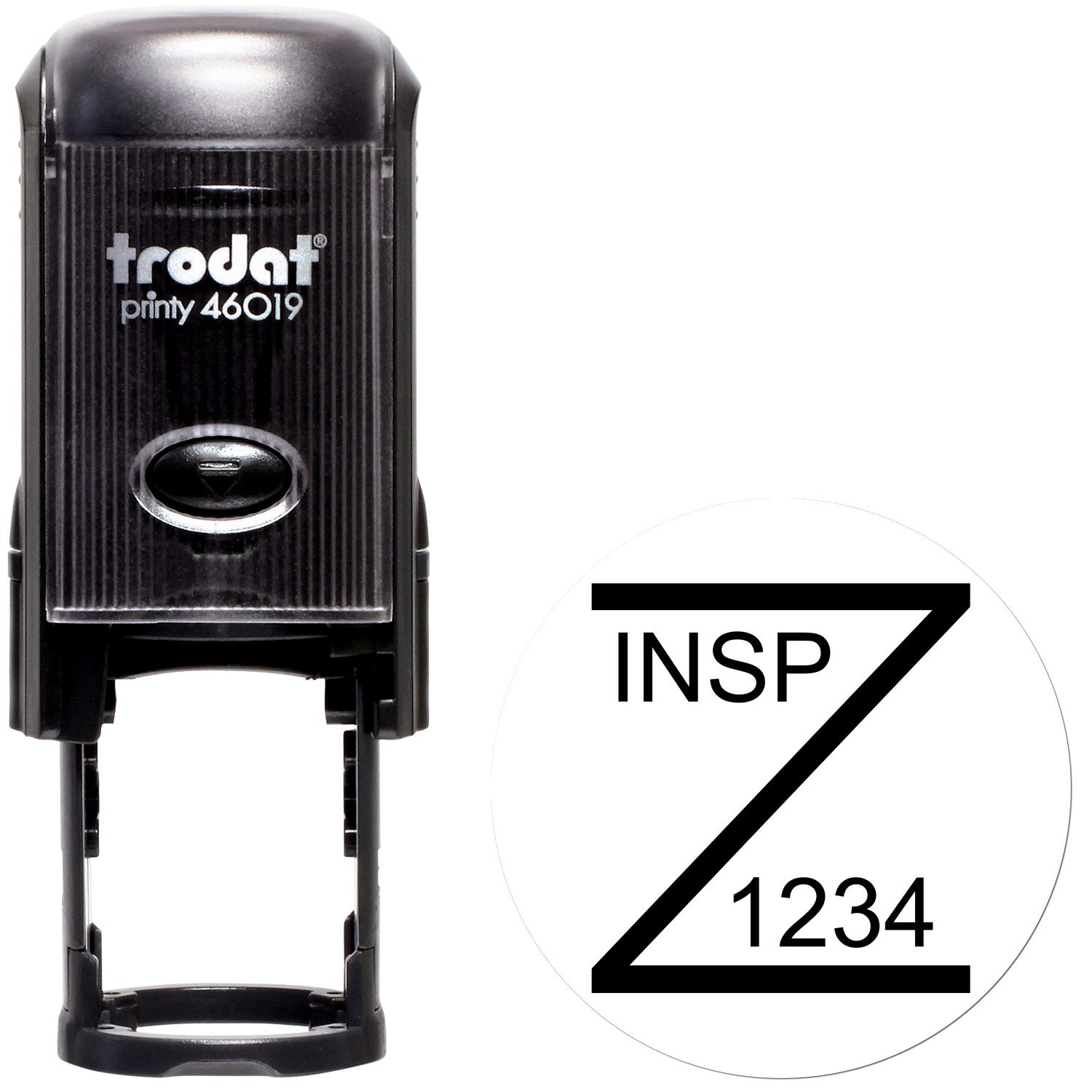Self-Inking Z Marked Inspection Stamp - 3/4 Rubber Quality Control ...