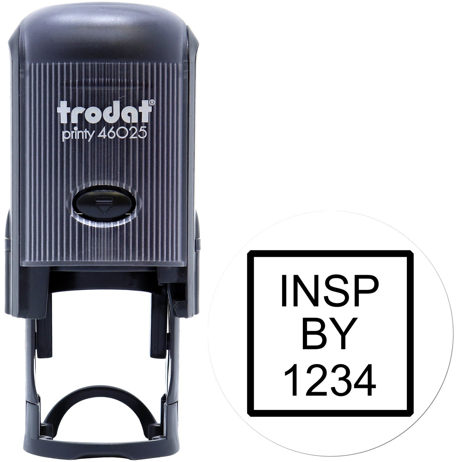 Large Self-Inking Compliance Stamp - 1 Inch Square Inspection Passed ...