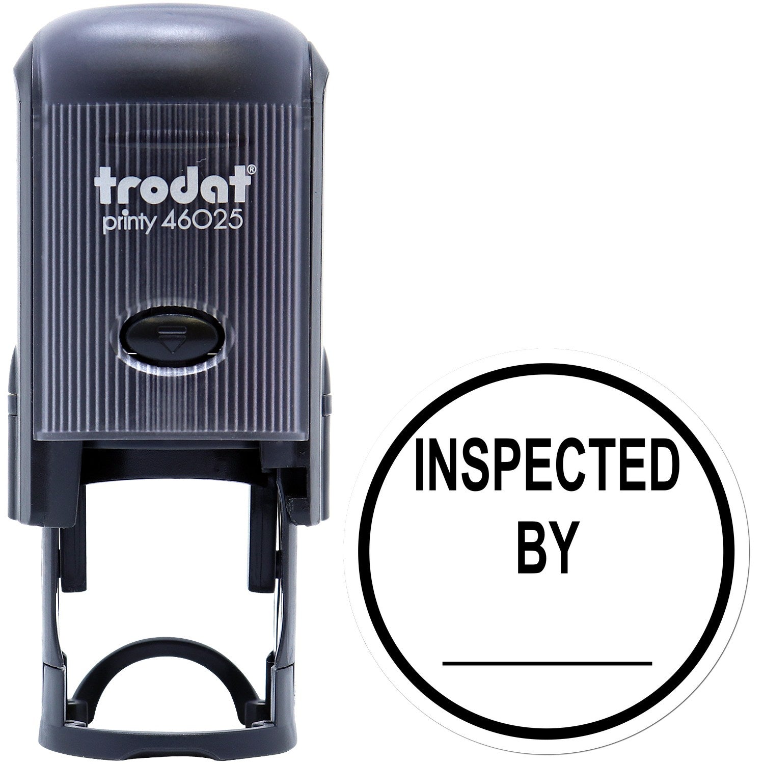 Durable 1 Inch Self-Inking Inspection Stamp - Sturdy Inspected By ...