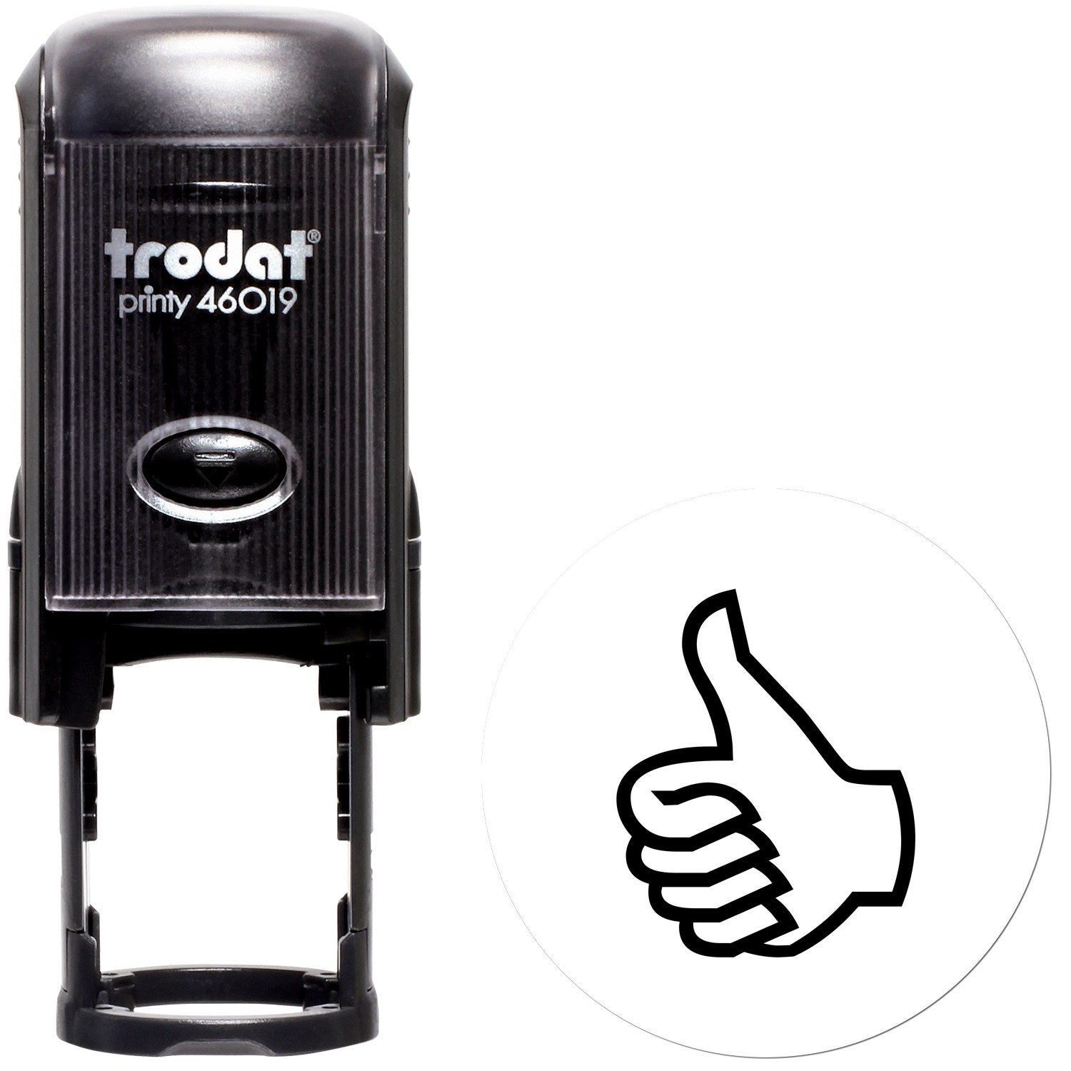 Customizable Rubber Inspection Stamp - Standard Size Self-Inking Thumbs ...