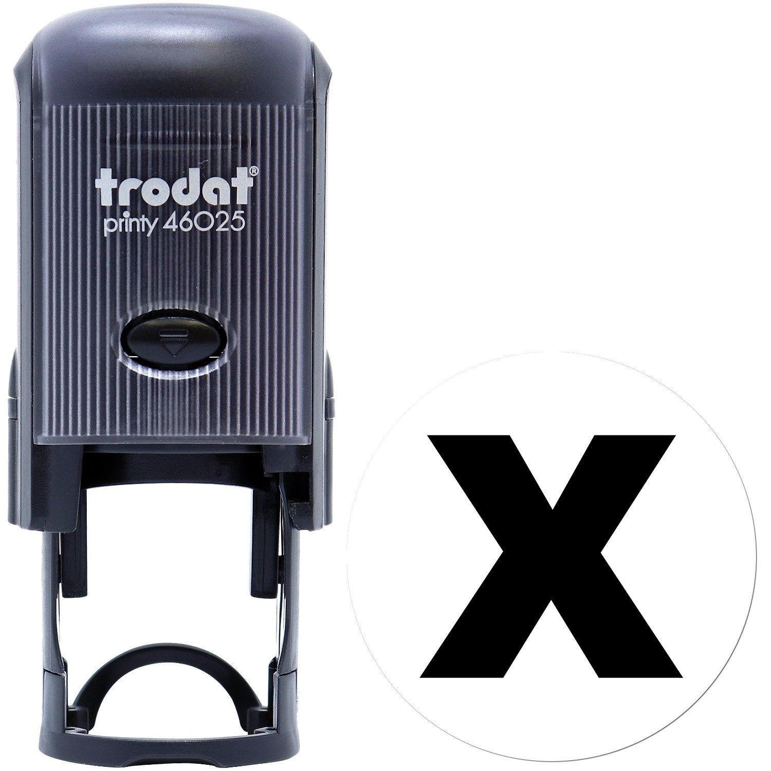 Portable Reusable Inspection Stamp - Large Self-Inking Rejected X Mark ...