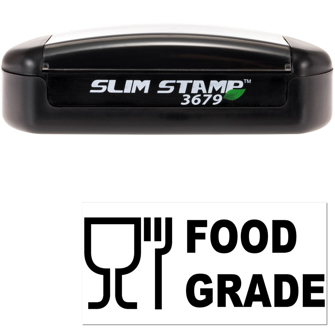 Slim Pre-Inked Certified Food Grade Stamp | Engineer Seal Stamps