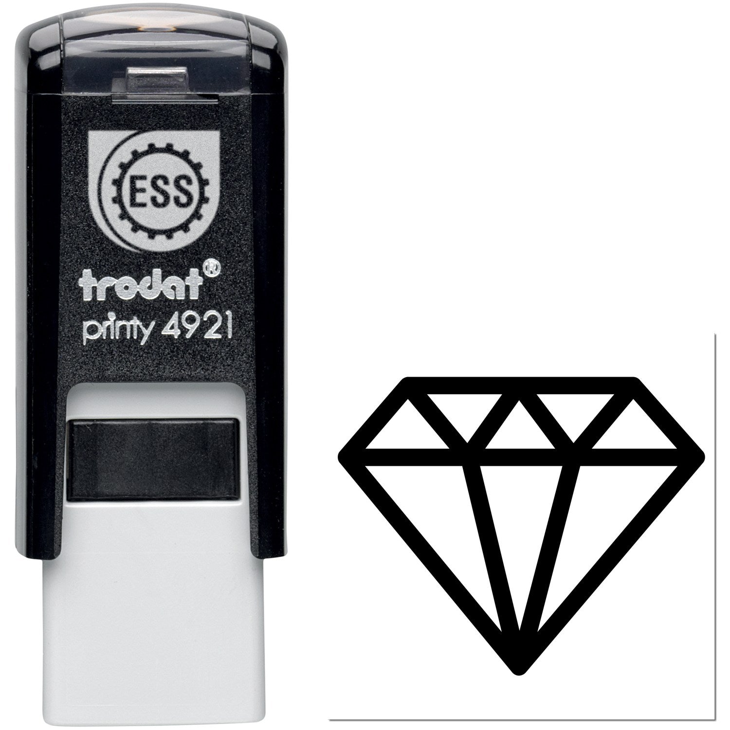 Self-Inking Diamond Delight Stamp for Loyalty Cards - Discount Card ...