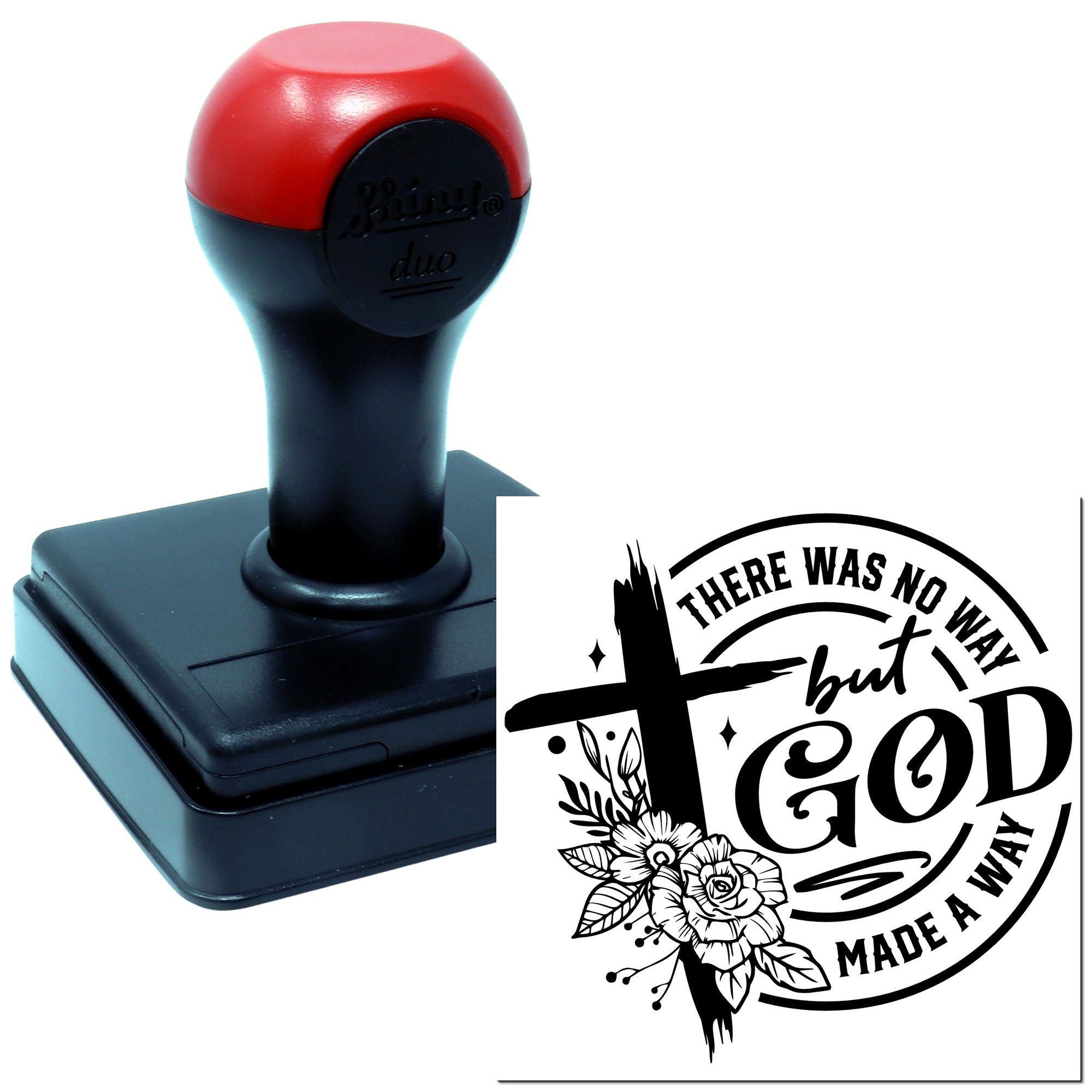 Duo Cross God Made a Way Hand Stamp for Christian Bible Journaling ...