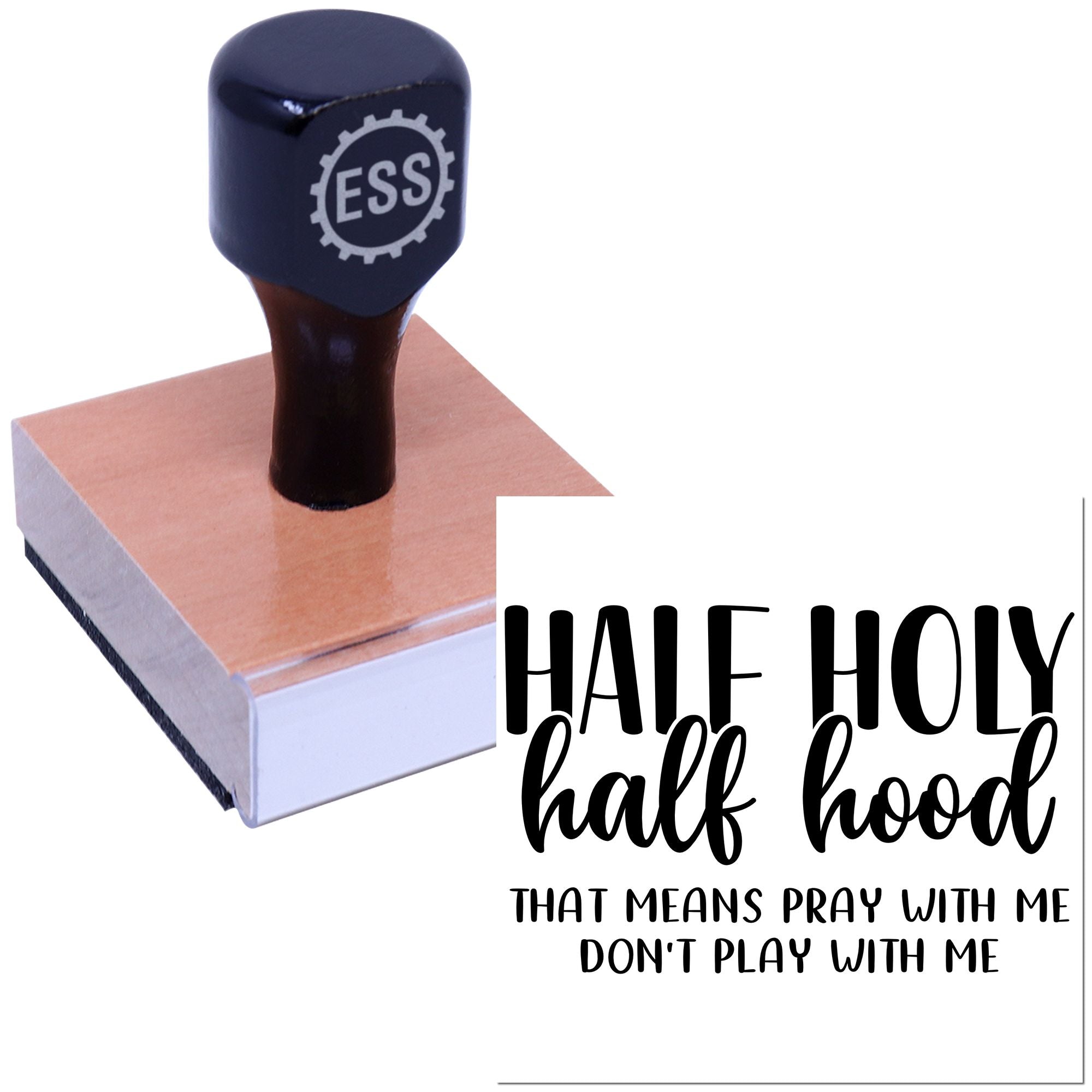 Blessed Yet Bold Rubber Stamp – Christian Gift Tag Stamp for Crafters ...