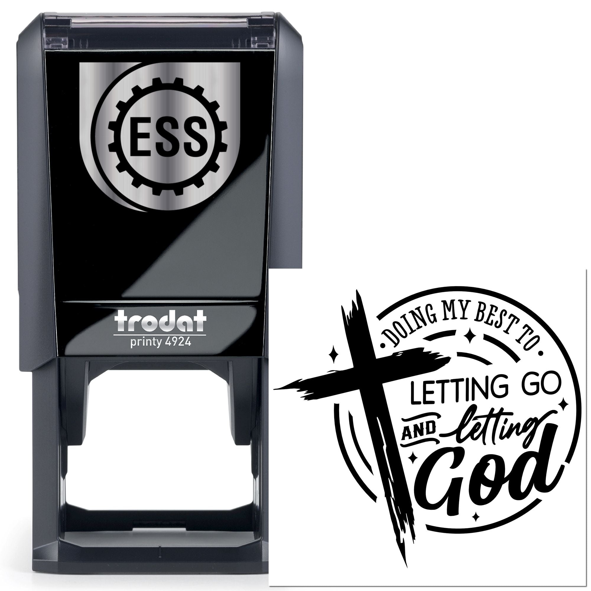Letting Go Stamp Self-Inking Planner Stamp For Scrapbookers And Bullet ...