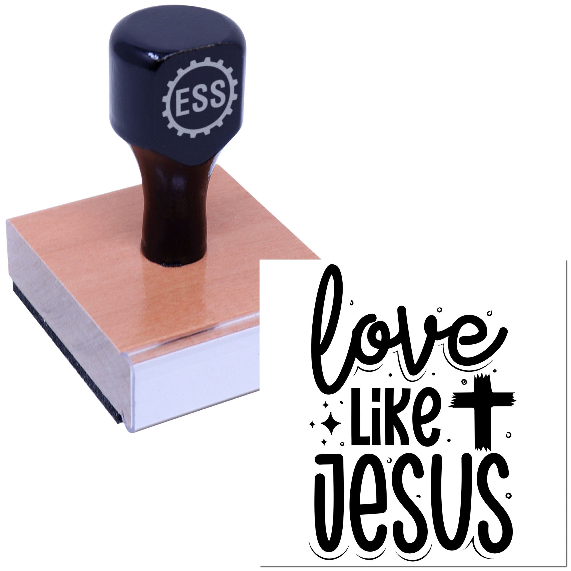 Divine Compassion Emblem Paper Goods Rubber Stamp | Engineer Seal Stamps