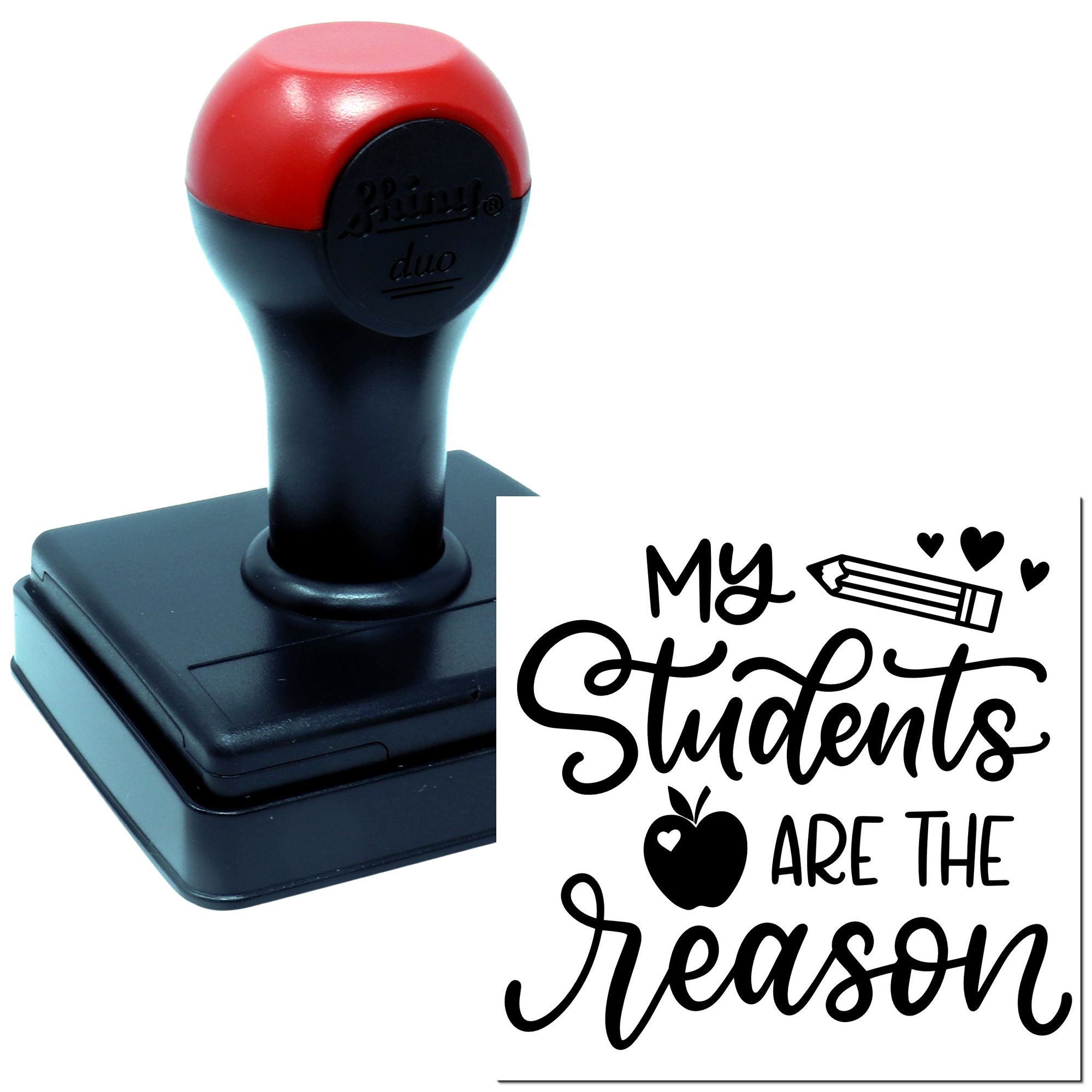 Teacher Appreciation Hand Stamp – Students Inspiration Classroom Stamp Duo