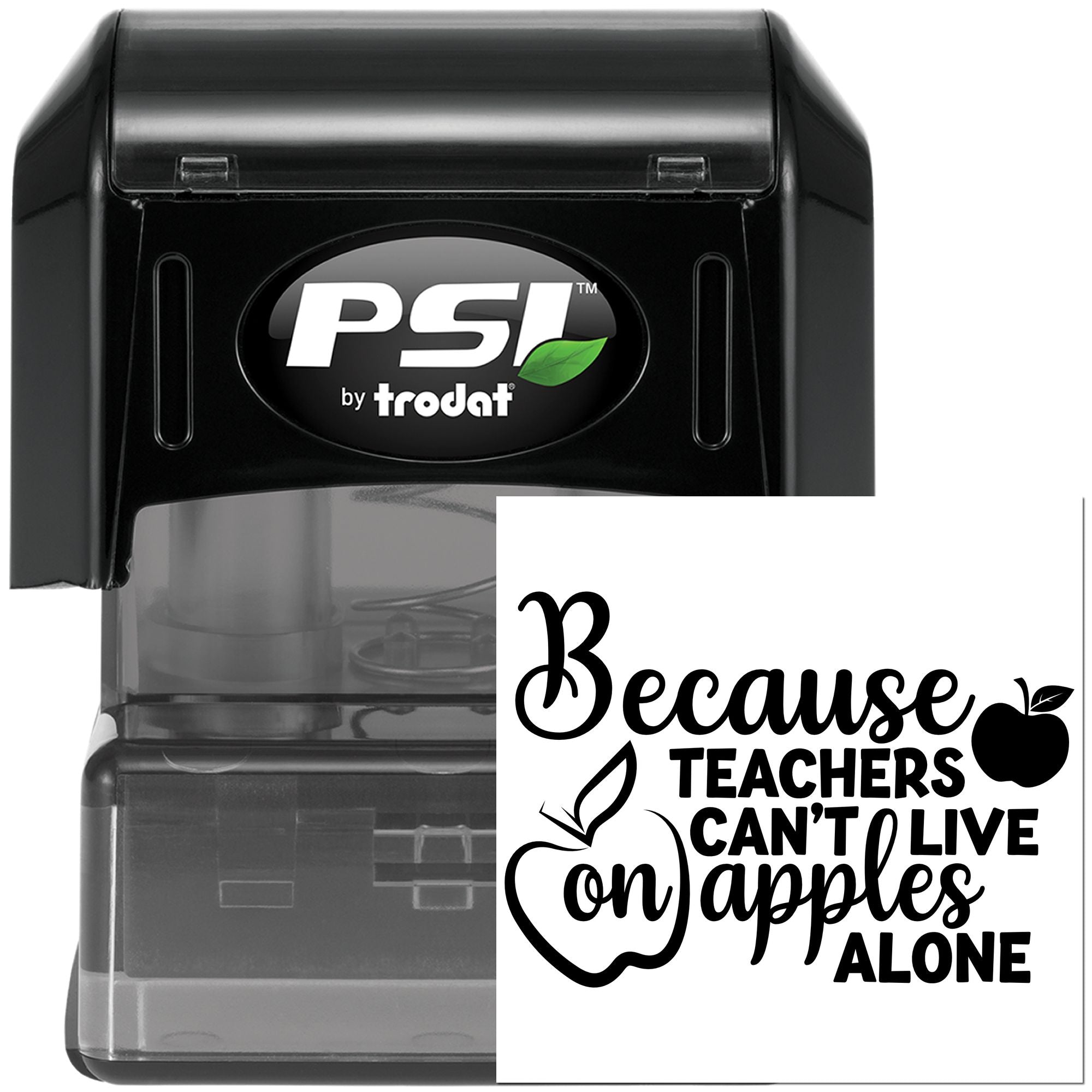 Pre-Inked Teachers Need Apples Craft Stamp | Engineer Seal Stamps
