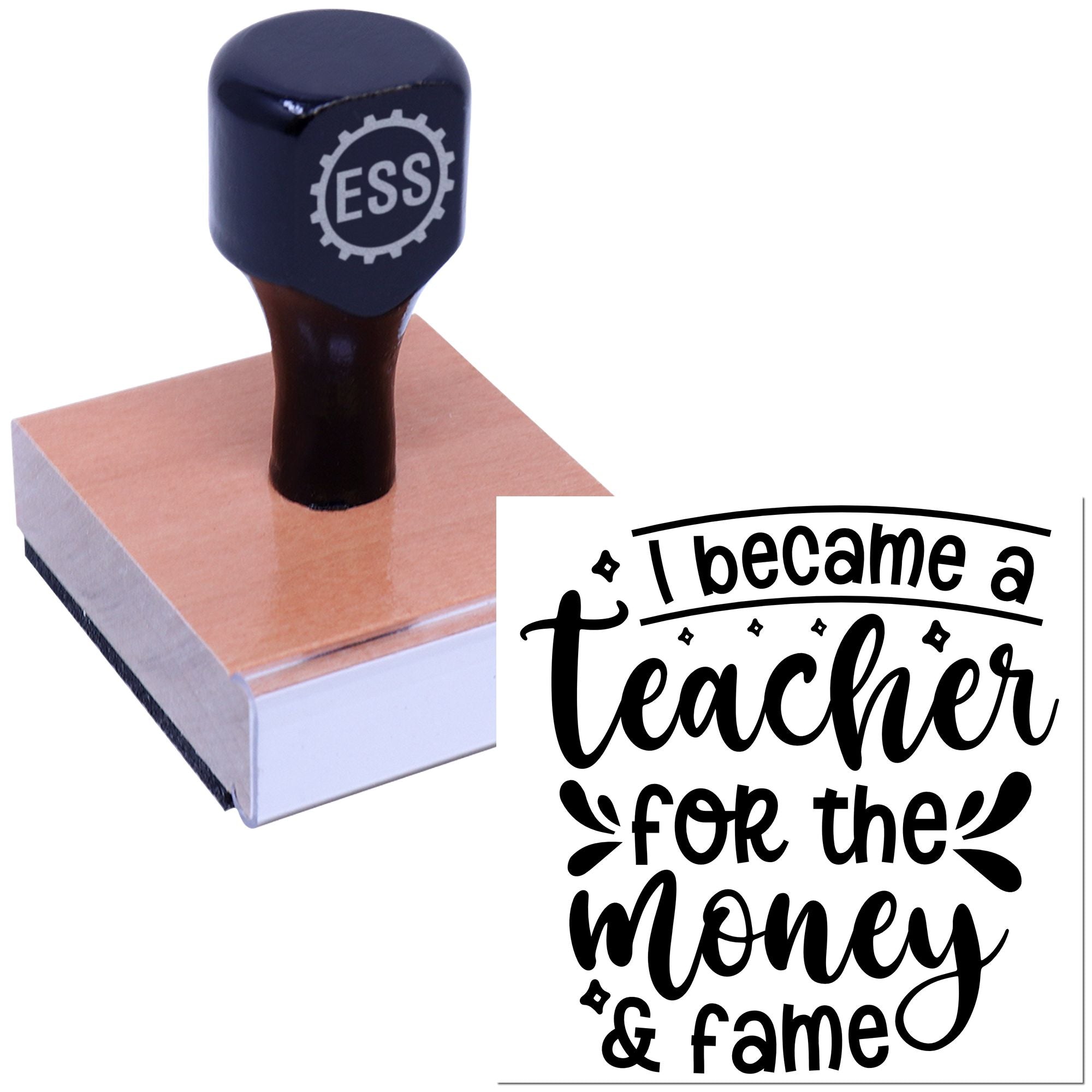 Sarcastic Teacher Stamp for Cardmaking Novelty Rubber Stamp for ...