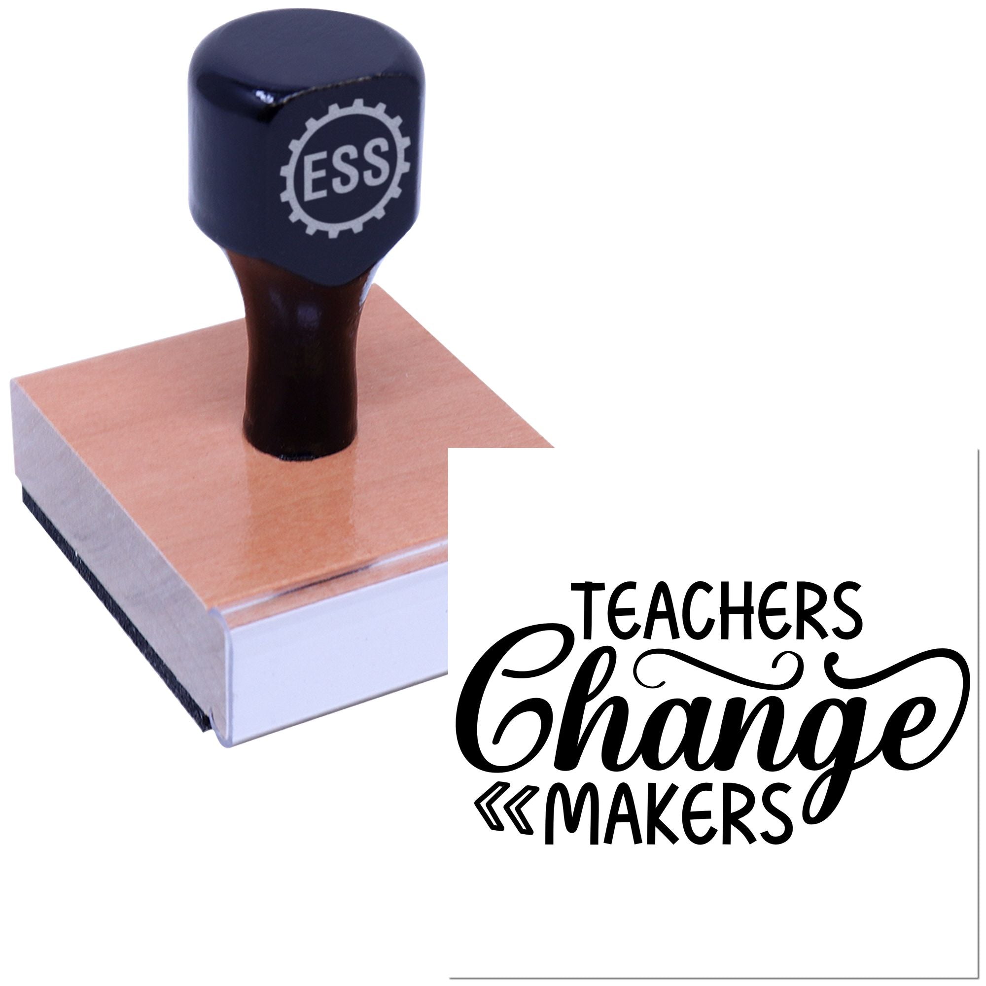 Educators Ignite Change Rubber Stamp - Educator Craft Stamp for ...
