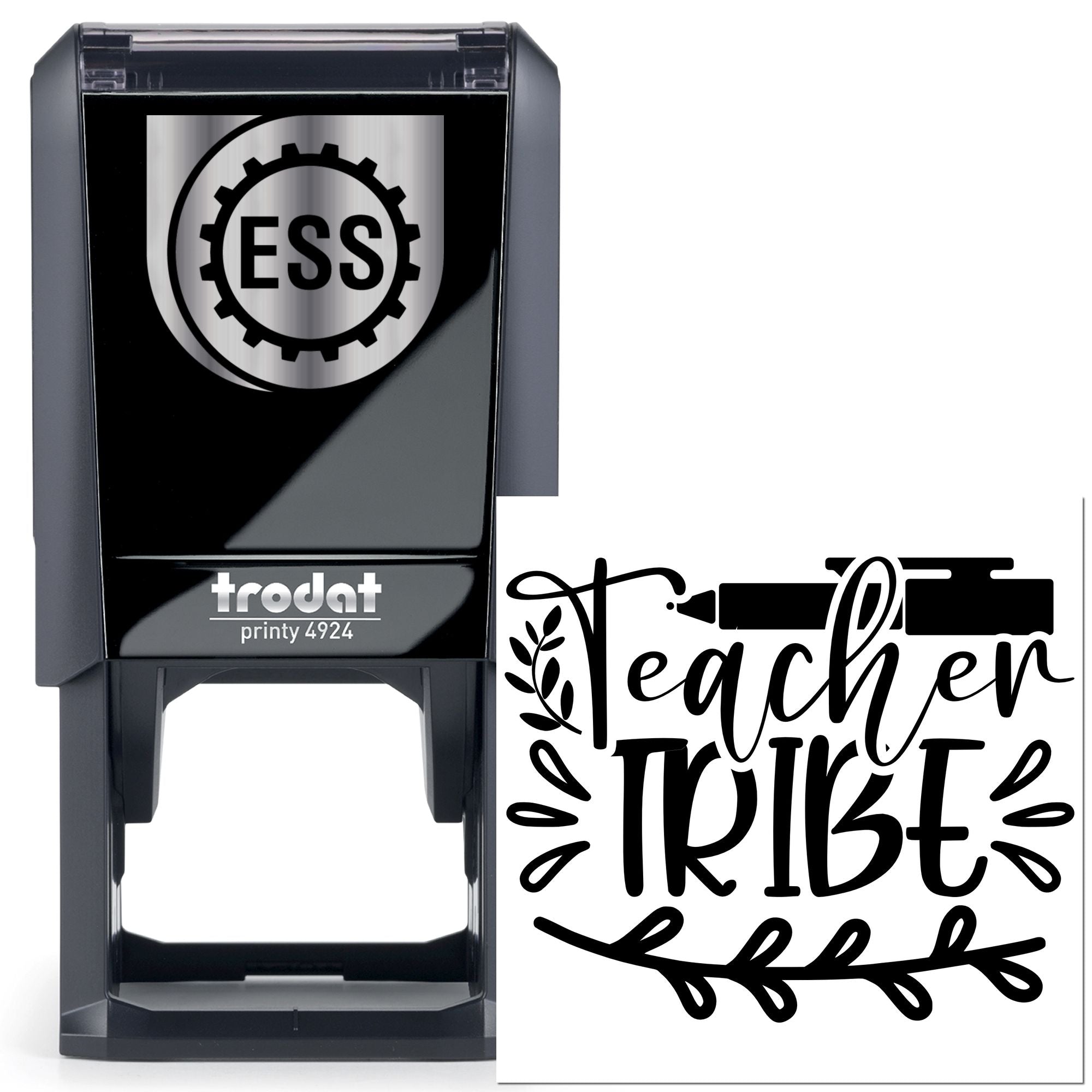 Self-Inking Teacher Tribe Note Card Stamp | Engineer Seal Stamps