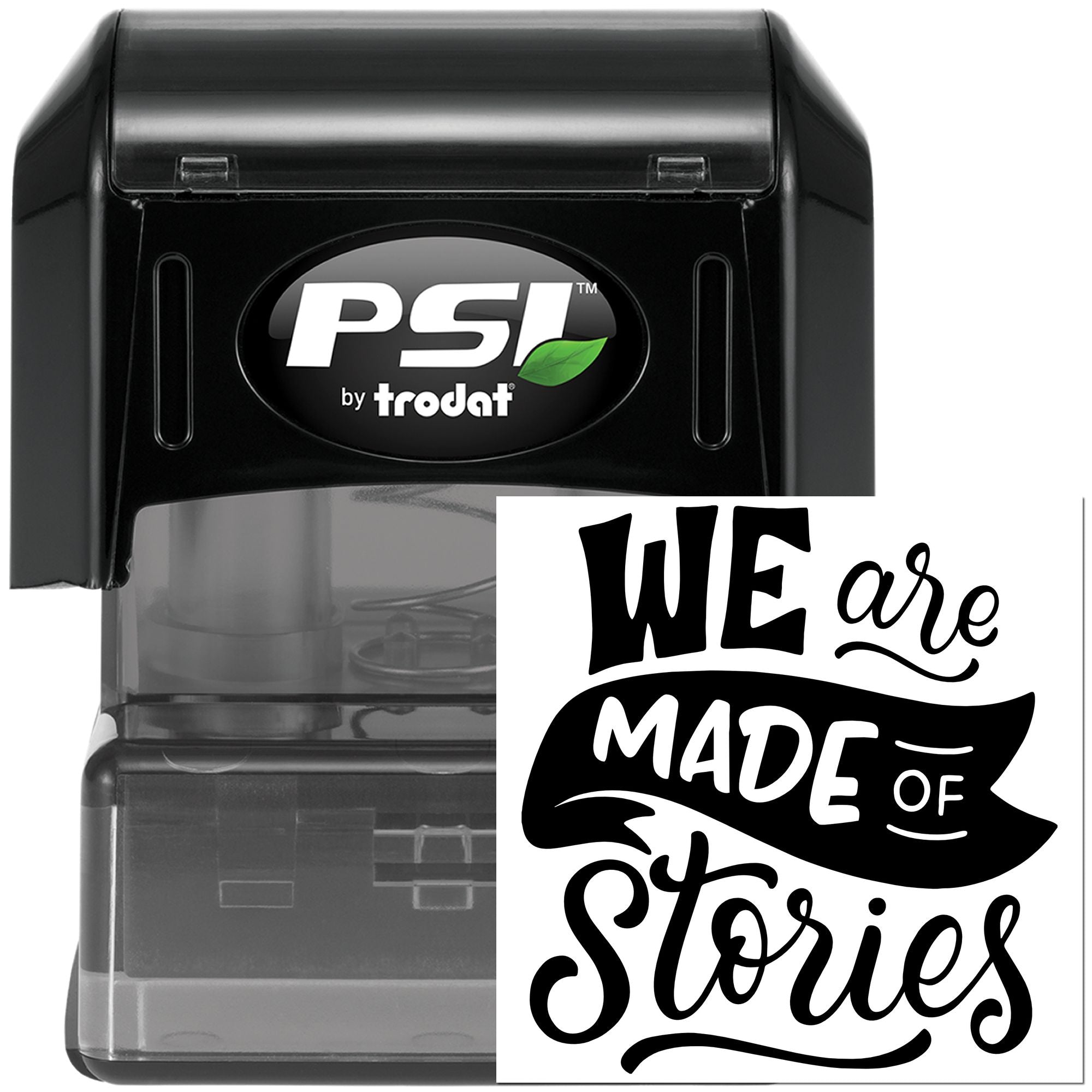 Pre-Inked We Made Stories Storytime Stamp Library Craft Stamp