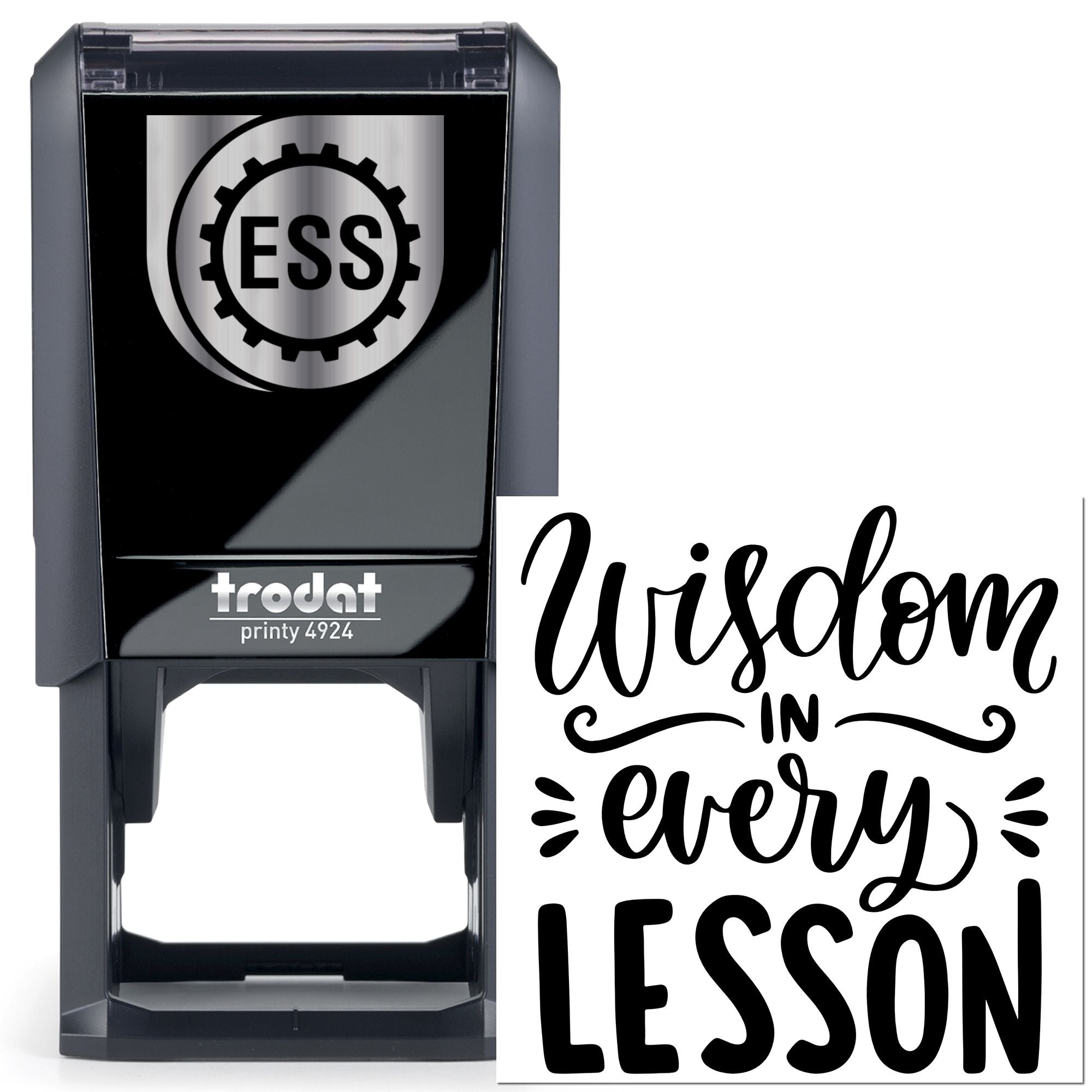 Self-Inking Journaling Stamp for Homeschool Lesson Planning and Wisdom ...