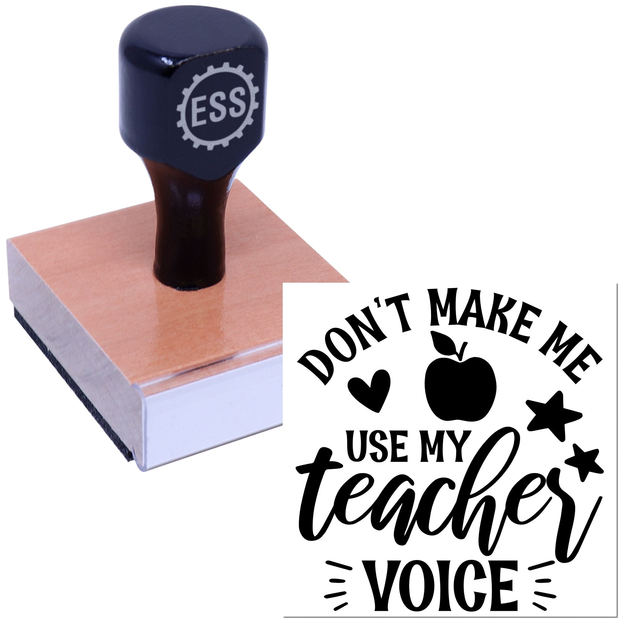 Activate Teacher Voice Teacher Rubber Stamp, Teacher Cardmaking Stamp ...