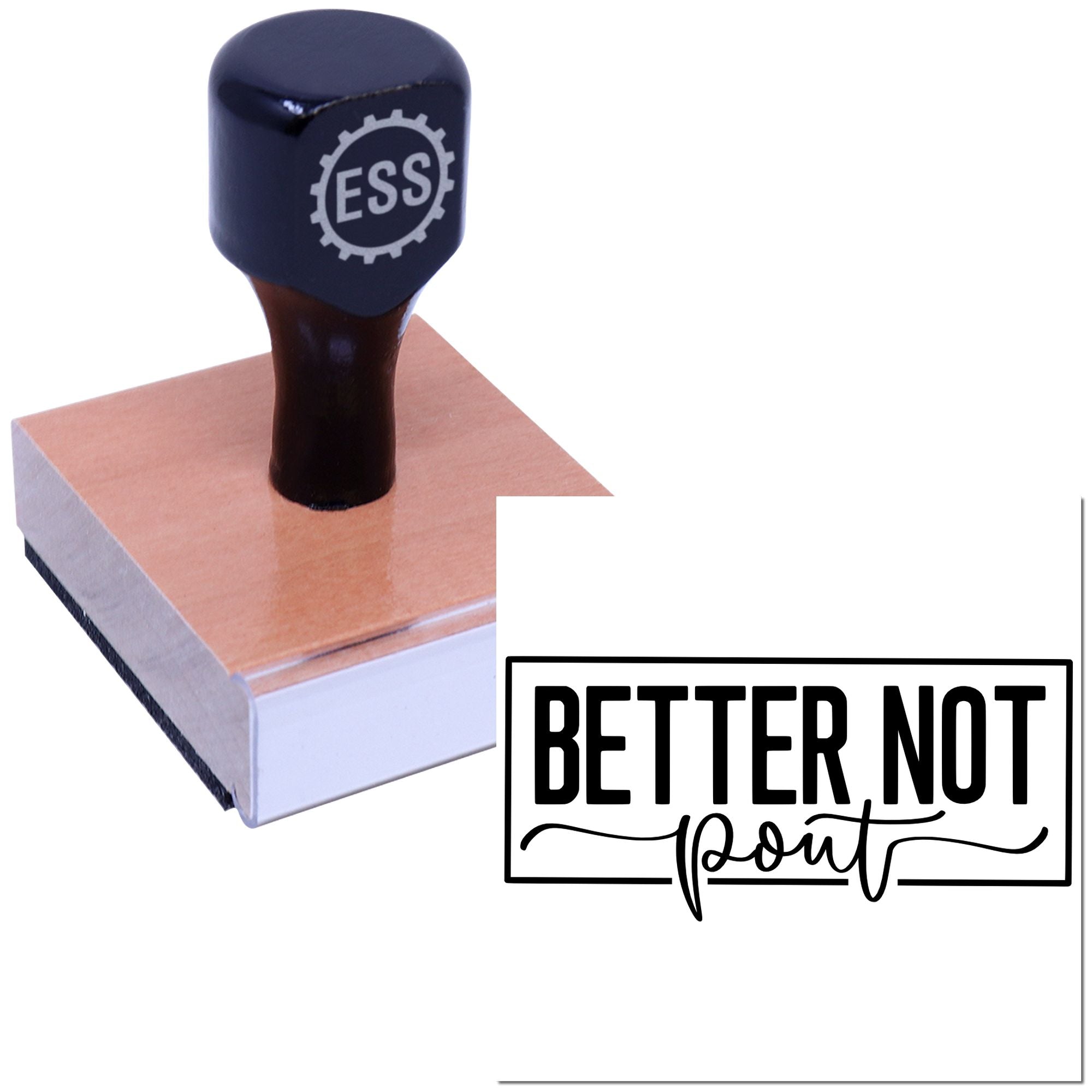 Uplift Not Sulk Cardmaking Rubber Stamp | Engineer Seal Stamps