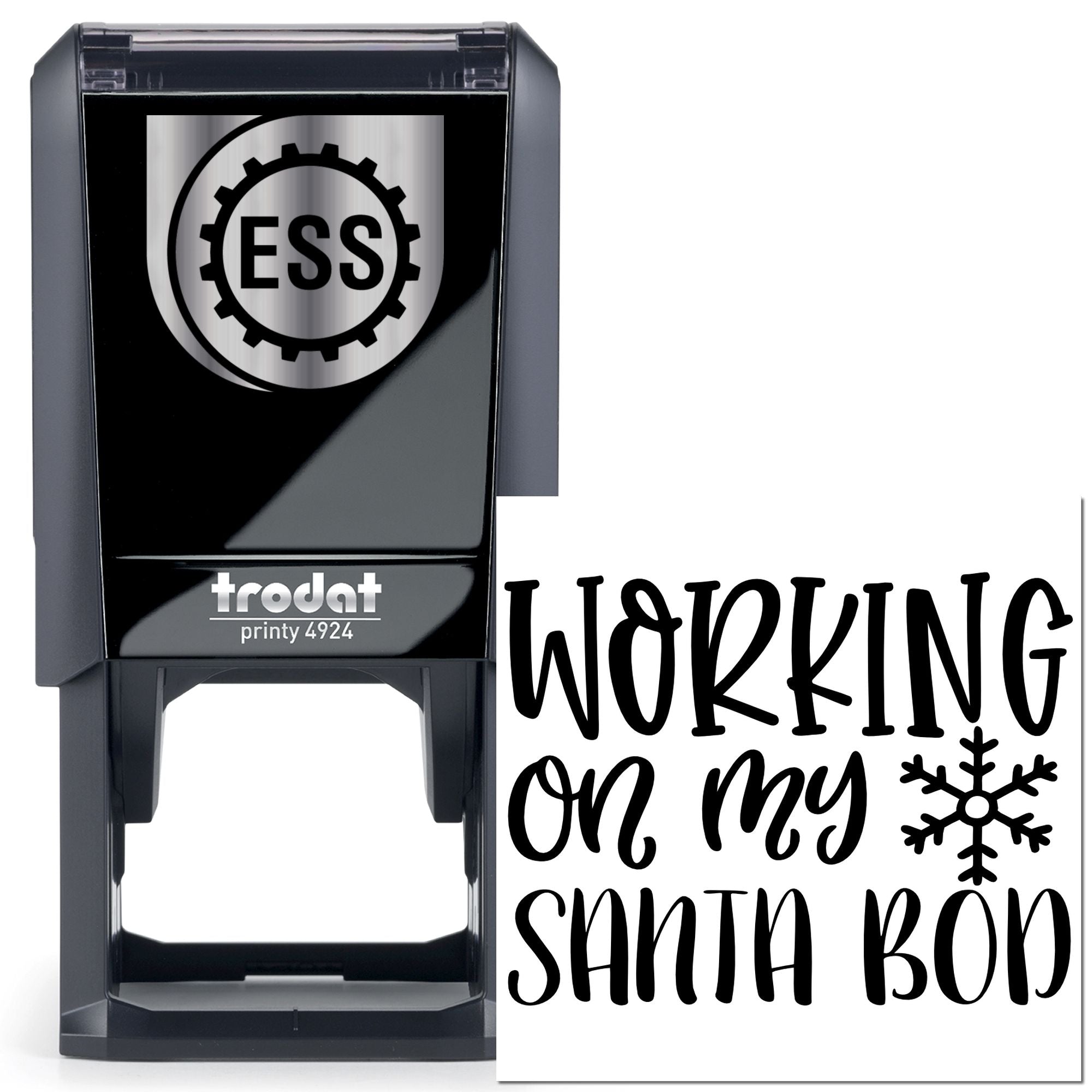 Santa Self-Inking Stamp for DIY Christmas Cardmaking - Perfect for ...