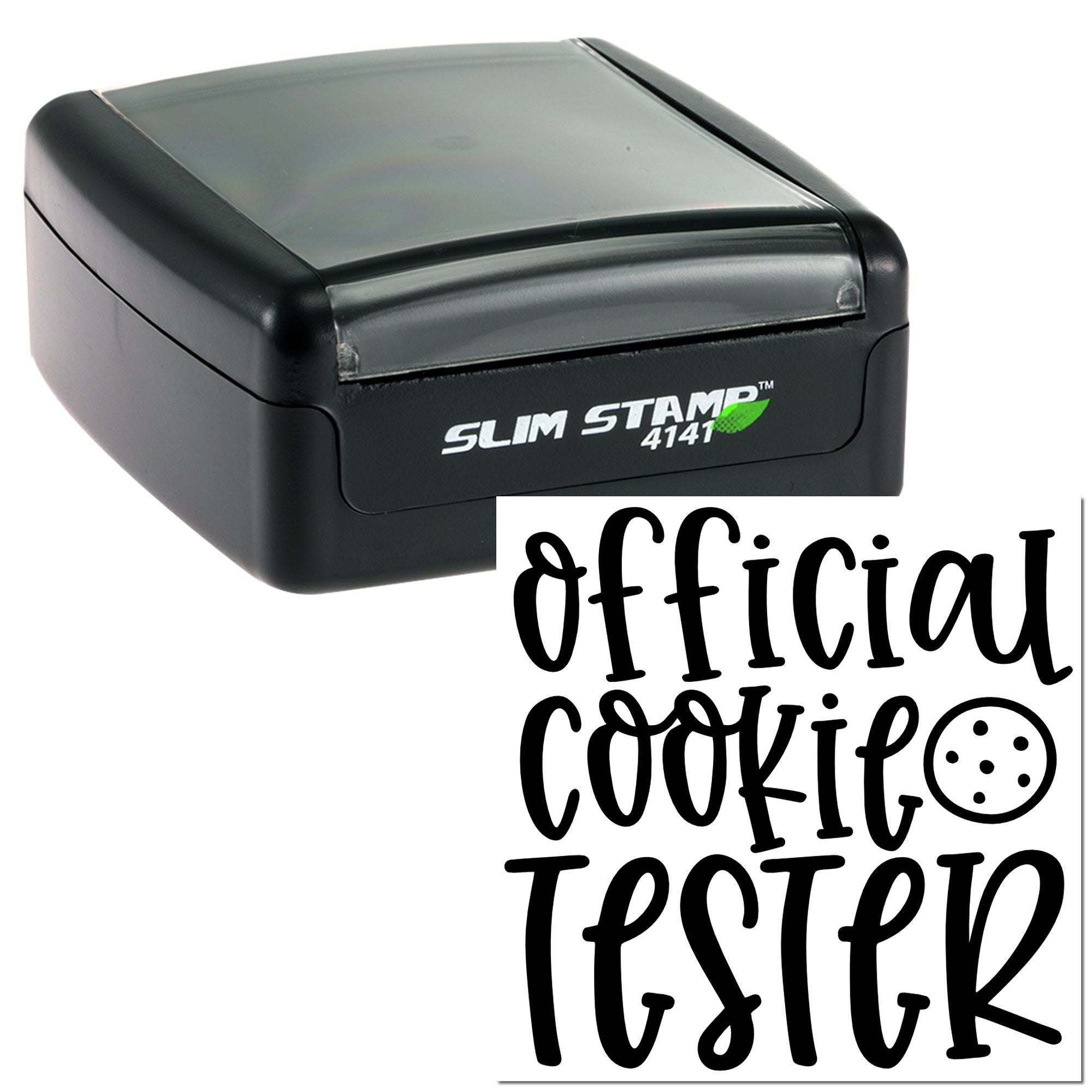 Slim Cookie Tester Badge Pre-Inked Cookie Stamp Party Favor For Kids