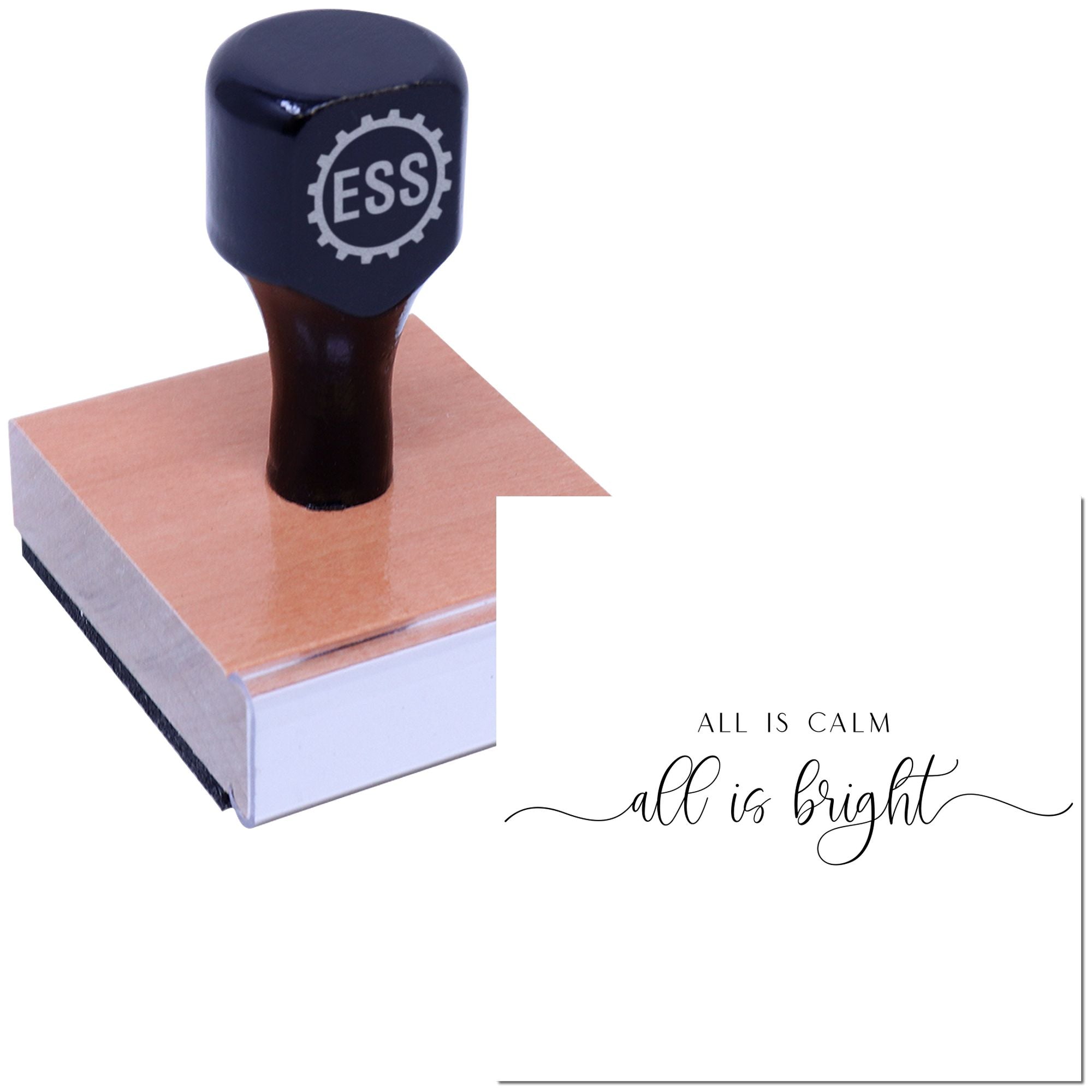 Tranquil Night Rubber Stamp – Papercraft Stamp for Scrapbookers and ...