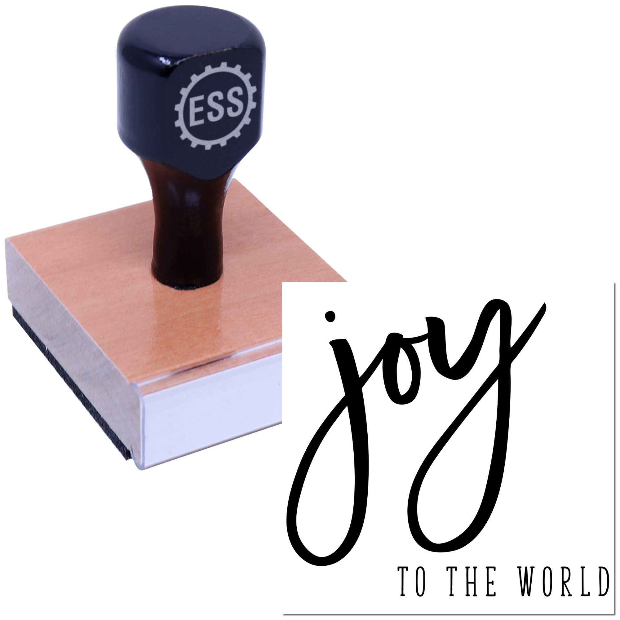 Universal Joy Message Scrapbooking Rubber Stamp | Engineer Seal Stamps