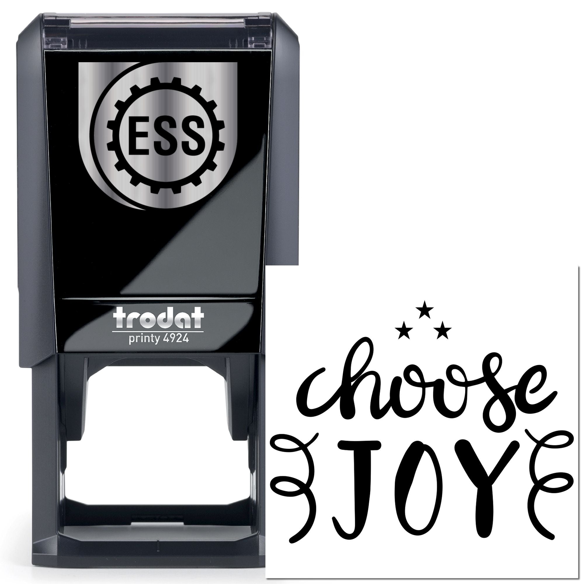 Choose Joy Self-Inking Stamp for Cardmaking & Scrapbooking - Ideal for ...