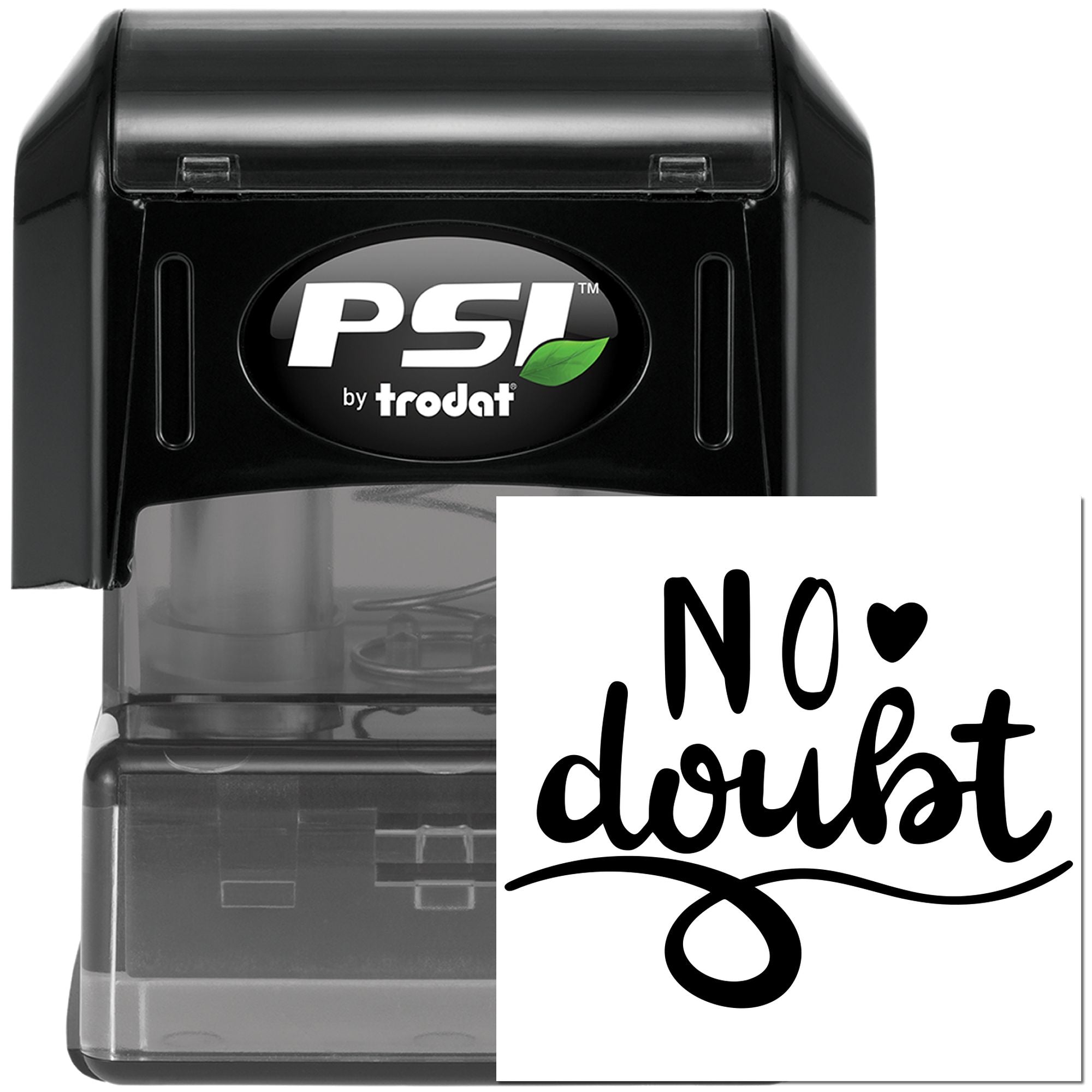Pre-Inked No Doubt Heart Paper Craft Stamp | Engineer Seal Stamps
