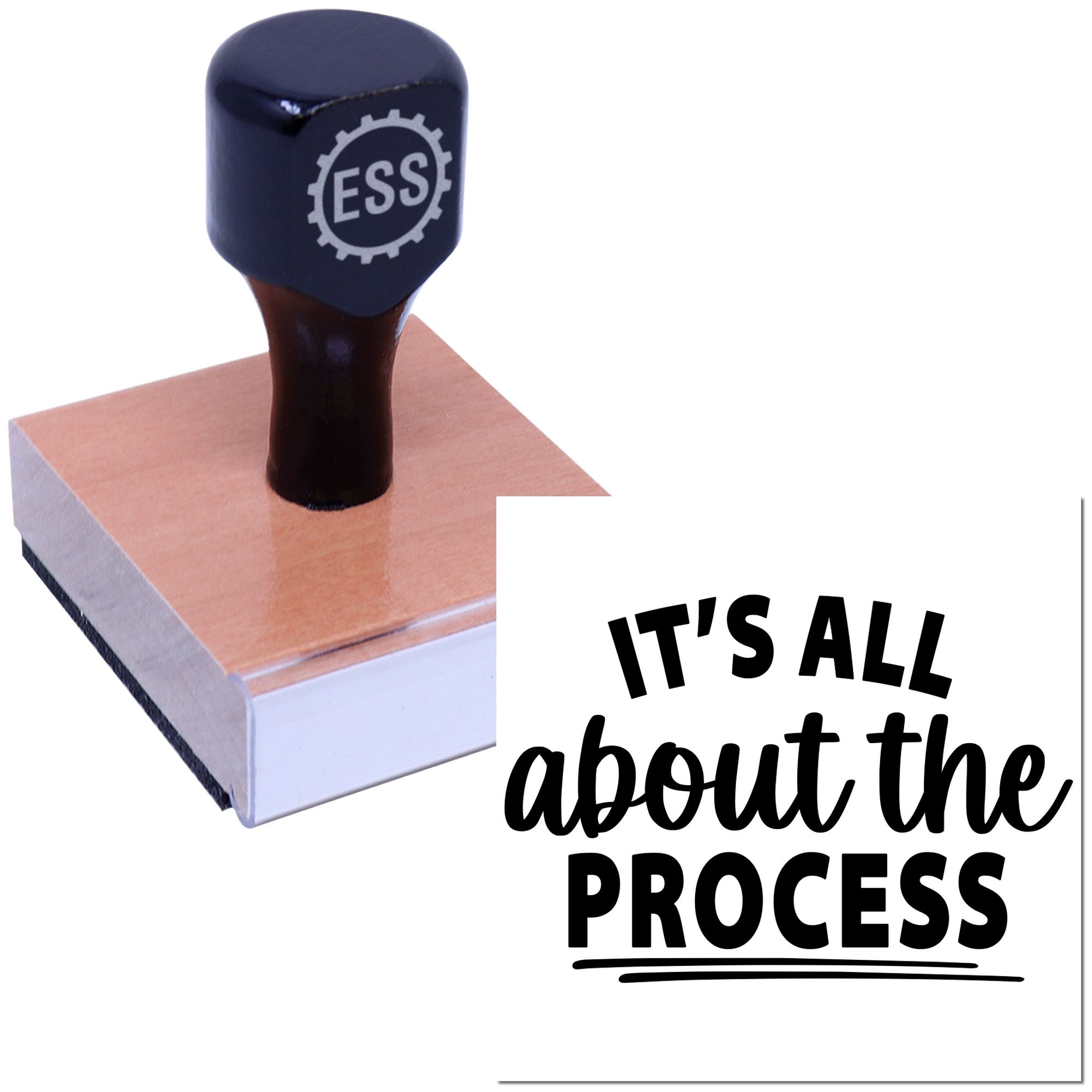 Trust The Process Crafting Rubber Stamp | Engineer Seal Stamps