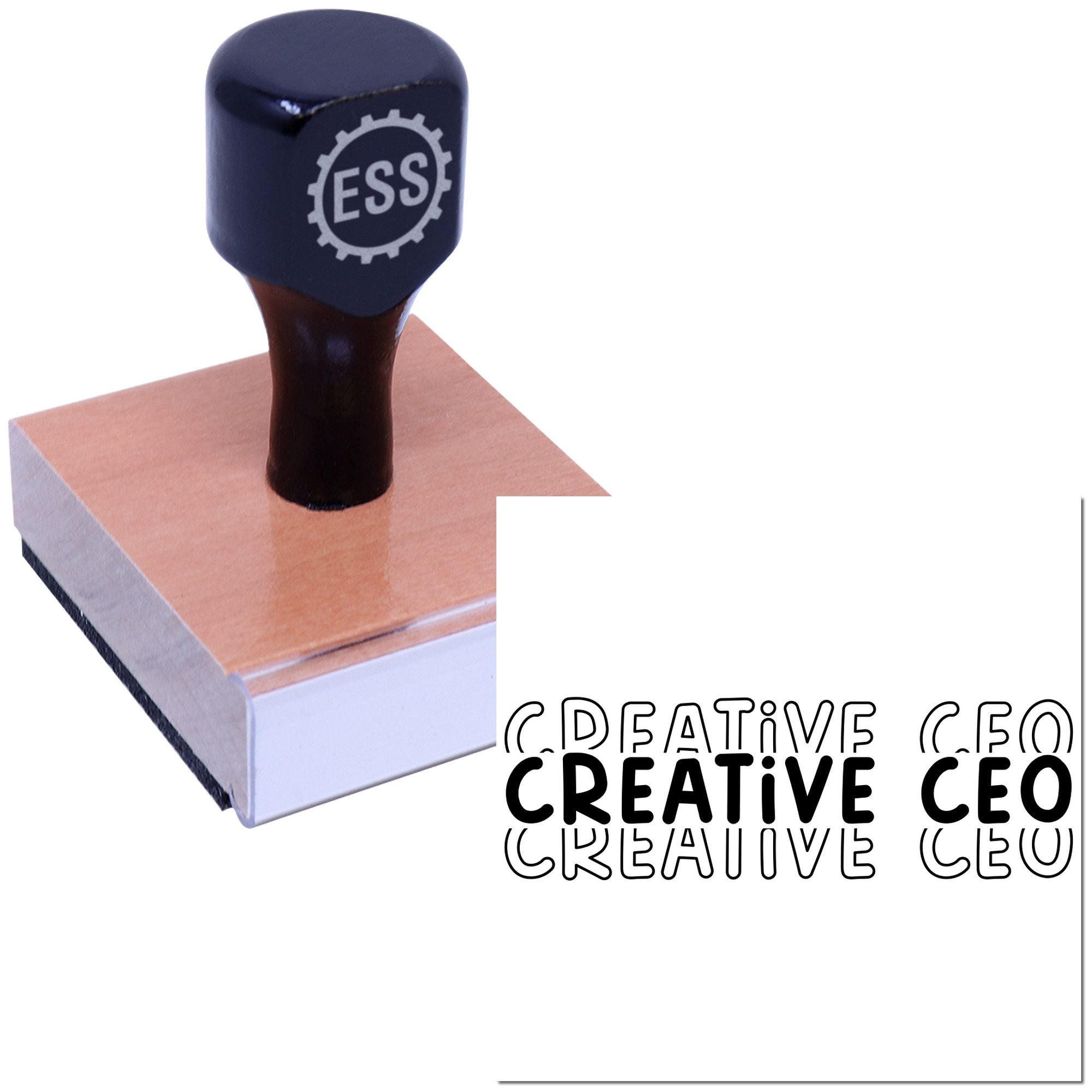 Bold Creative Ceo Card Making Rubber Stamp | Engineer Seal Stamps