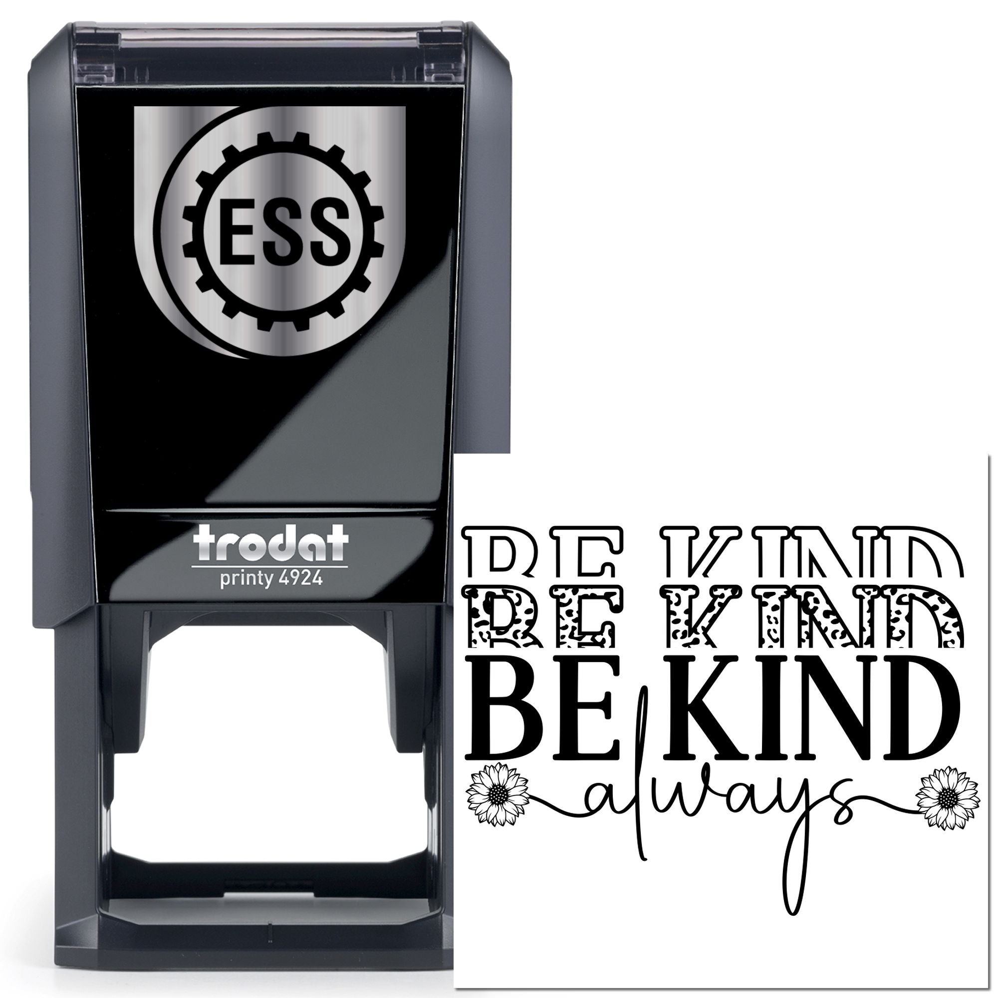 Self-Inking Be Kind Paper Craft Stamp | Engineer Seal Stamps