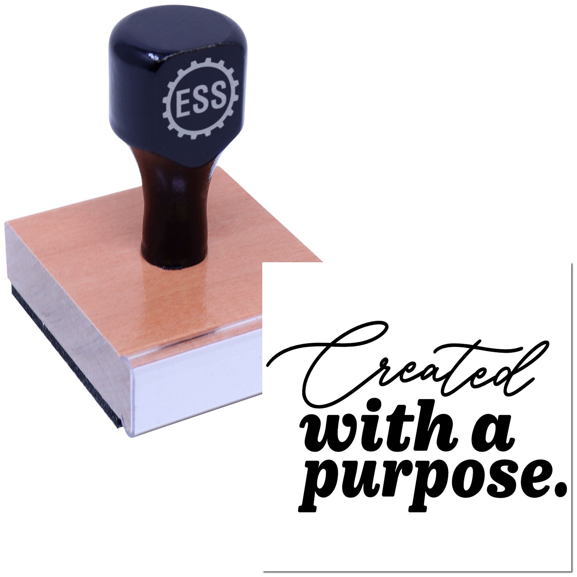 Purpose Driven Design Crafting Rubber Stamp | Engineer Seal Stamps