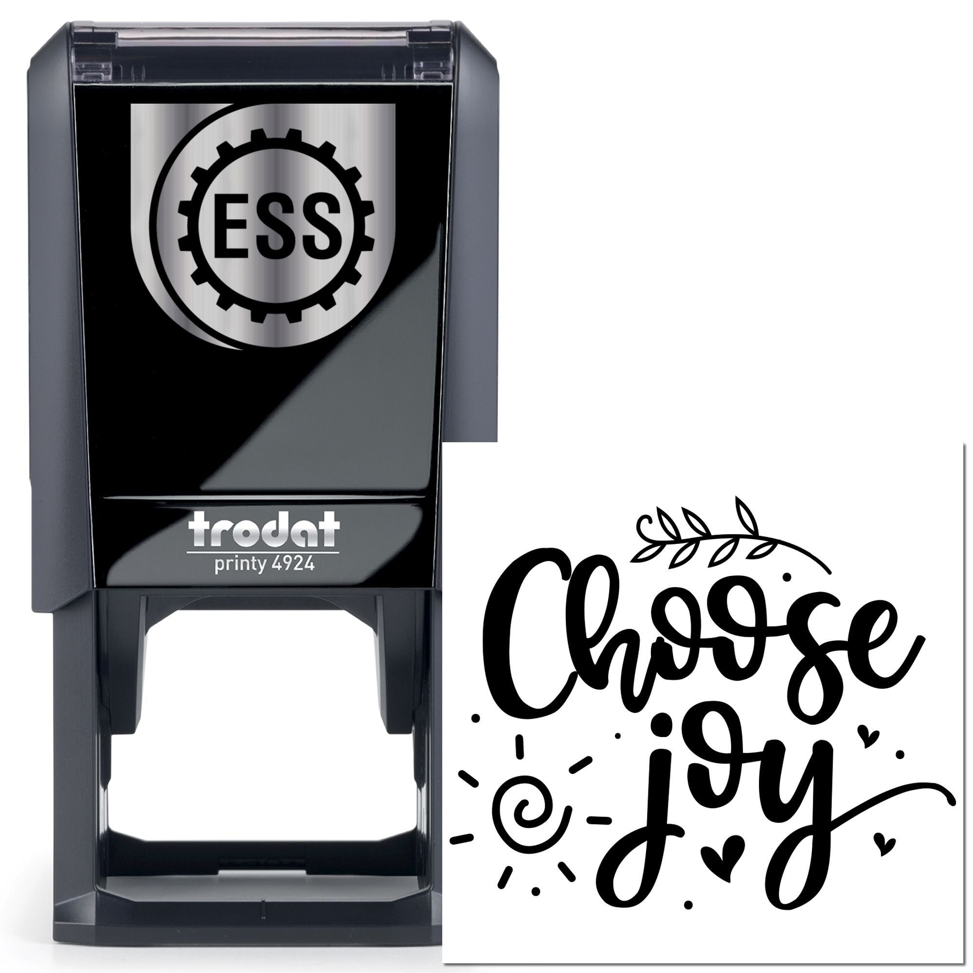 Self-Inking Choose Joy Cardmaking Stamp | Engineer Seal Stamps